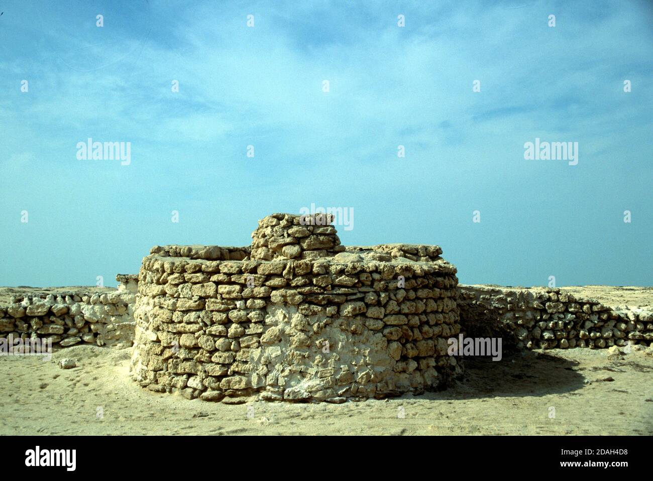 Well head al-Zubarah, dates from 18th-19th century, north western coast ...