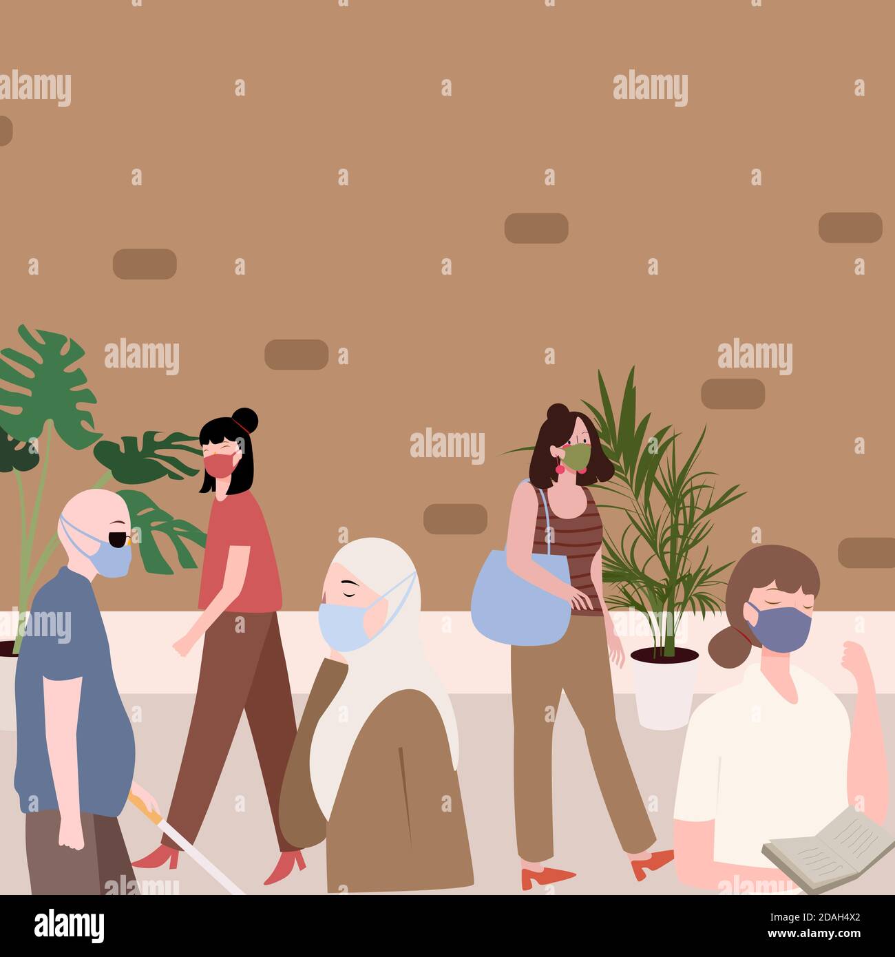 Corona garden Stock Vector Images - Alamy