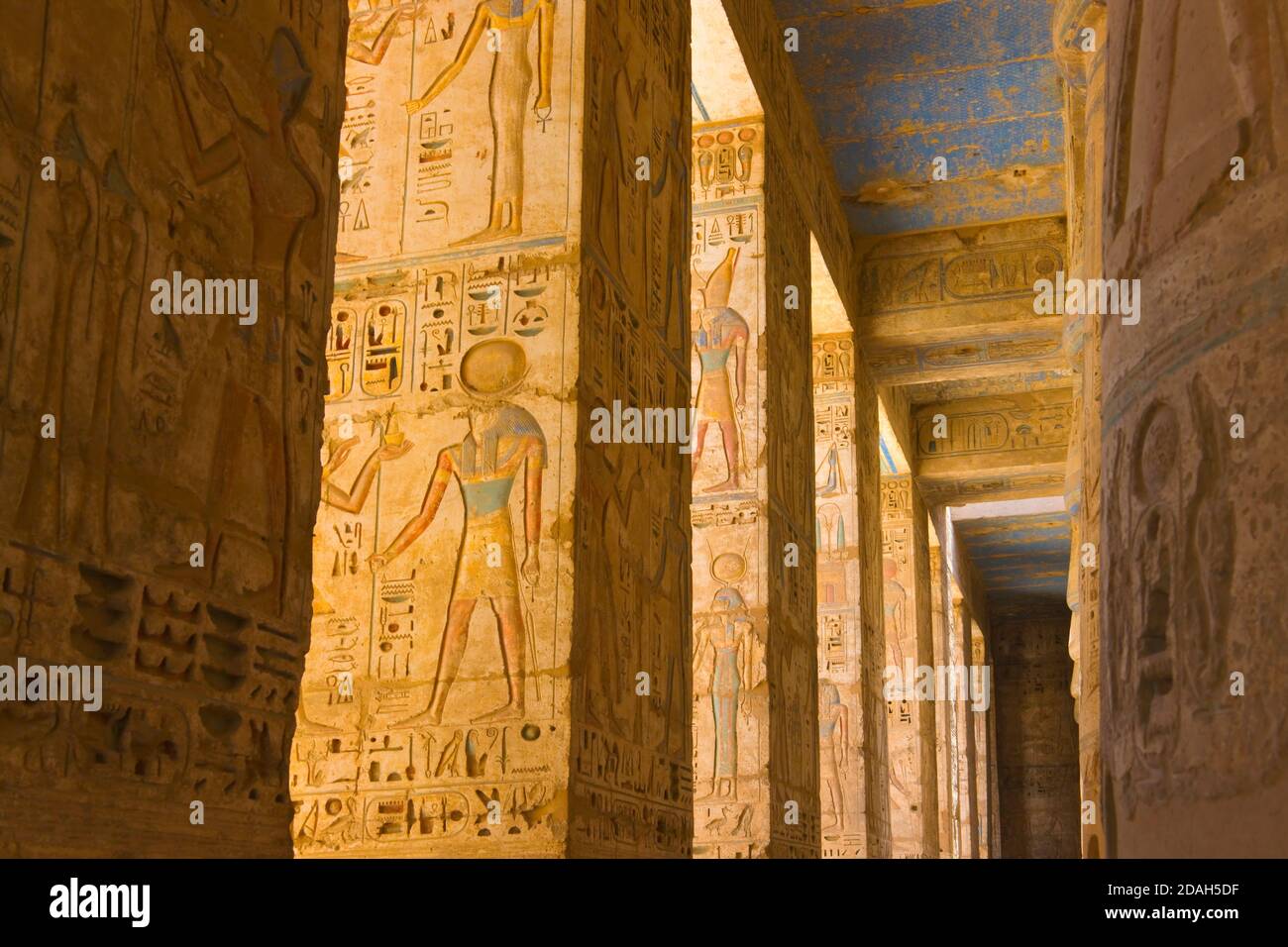 Mortuary Temple of Ramesses III at Medinet Habu, Luxor, Egypt Stock Photo - Alamy