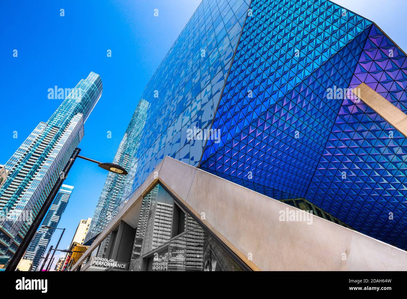 Toronto, Canada-4 April, 2020: Ryerson University buildings in Downtown ...