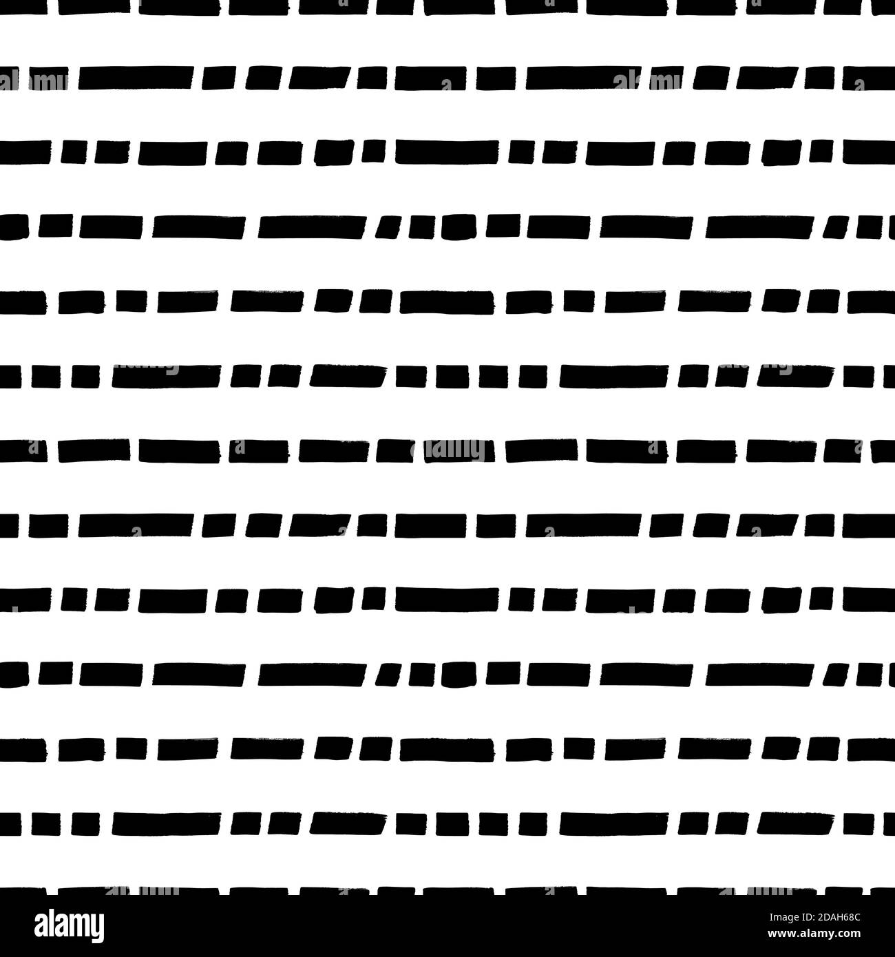 Short horizontal lines hand drawn seamless pattern Stock Vector Image ...