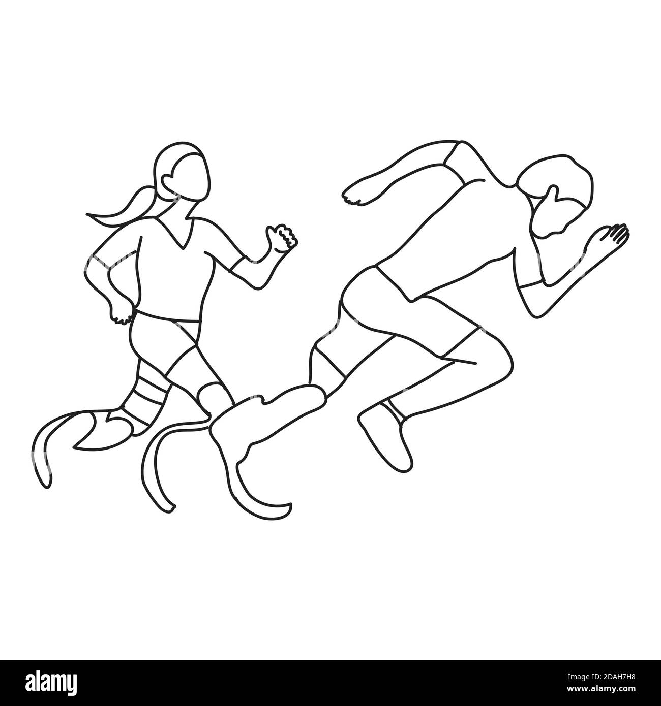 Paralympic games symbol Stock Vector Images - Alamy