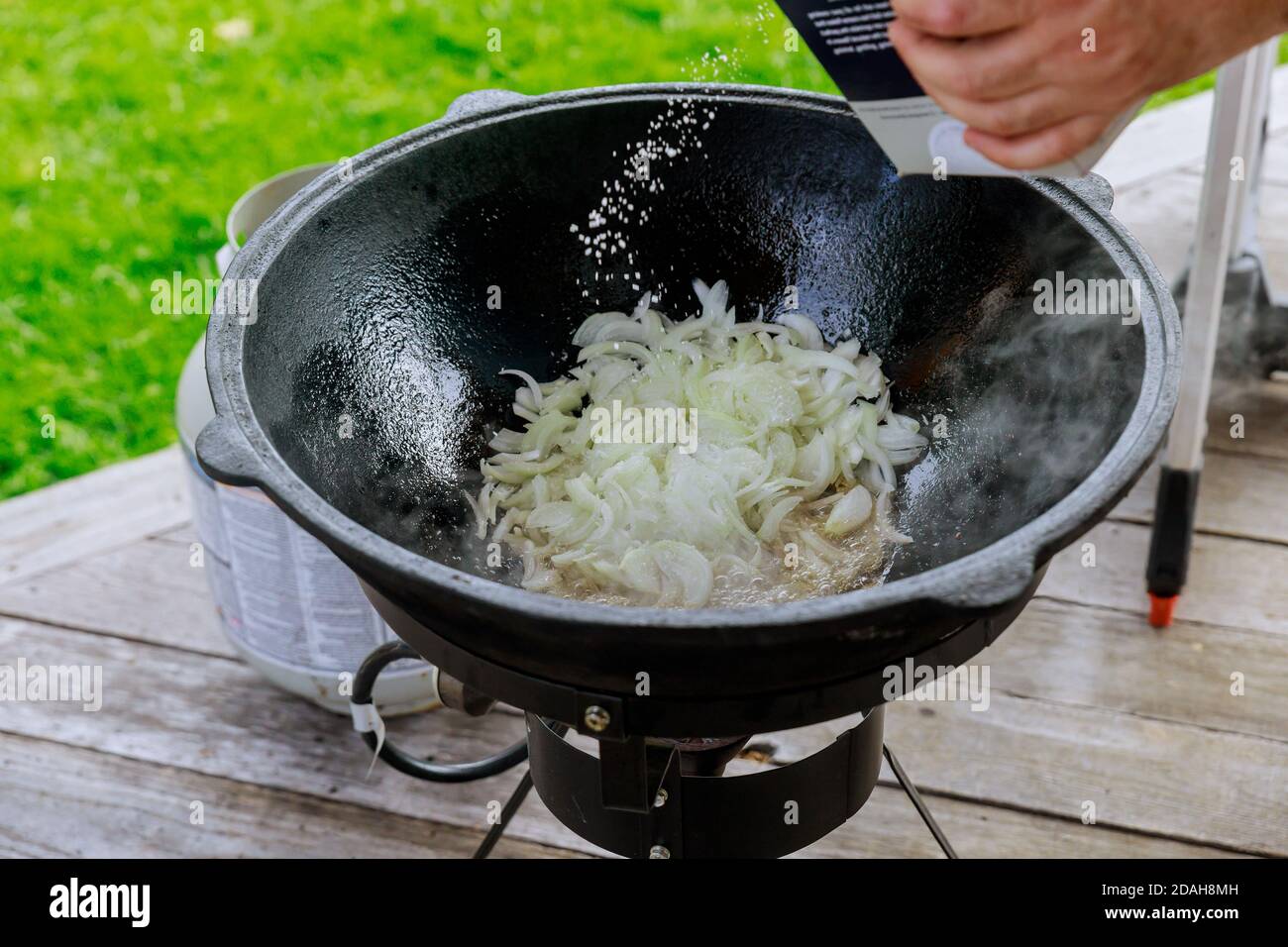 Man Pouring Salt High Resolution Stock Photography and Images - Alamy
