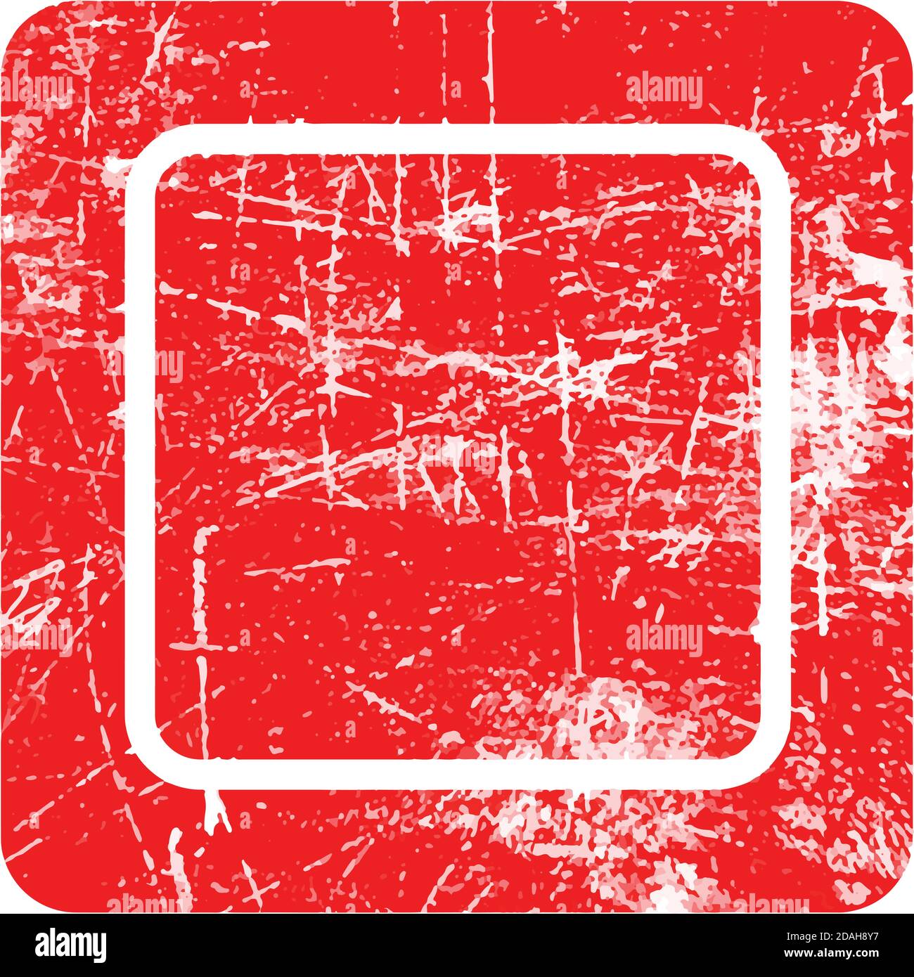 illustration vector square grunge Rubber Texture Stamp. Distressed ...