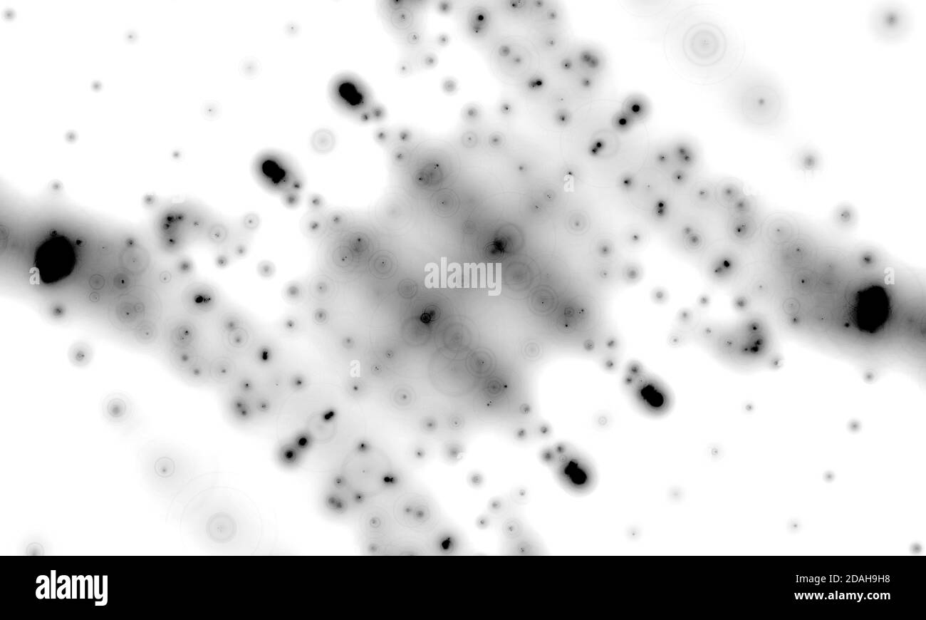 Abstract background bokeh effect 3d Black and White Stock Photos ...