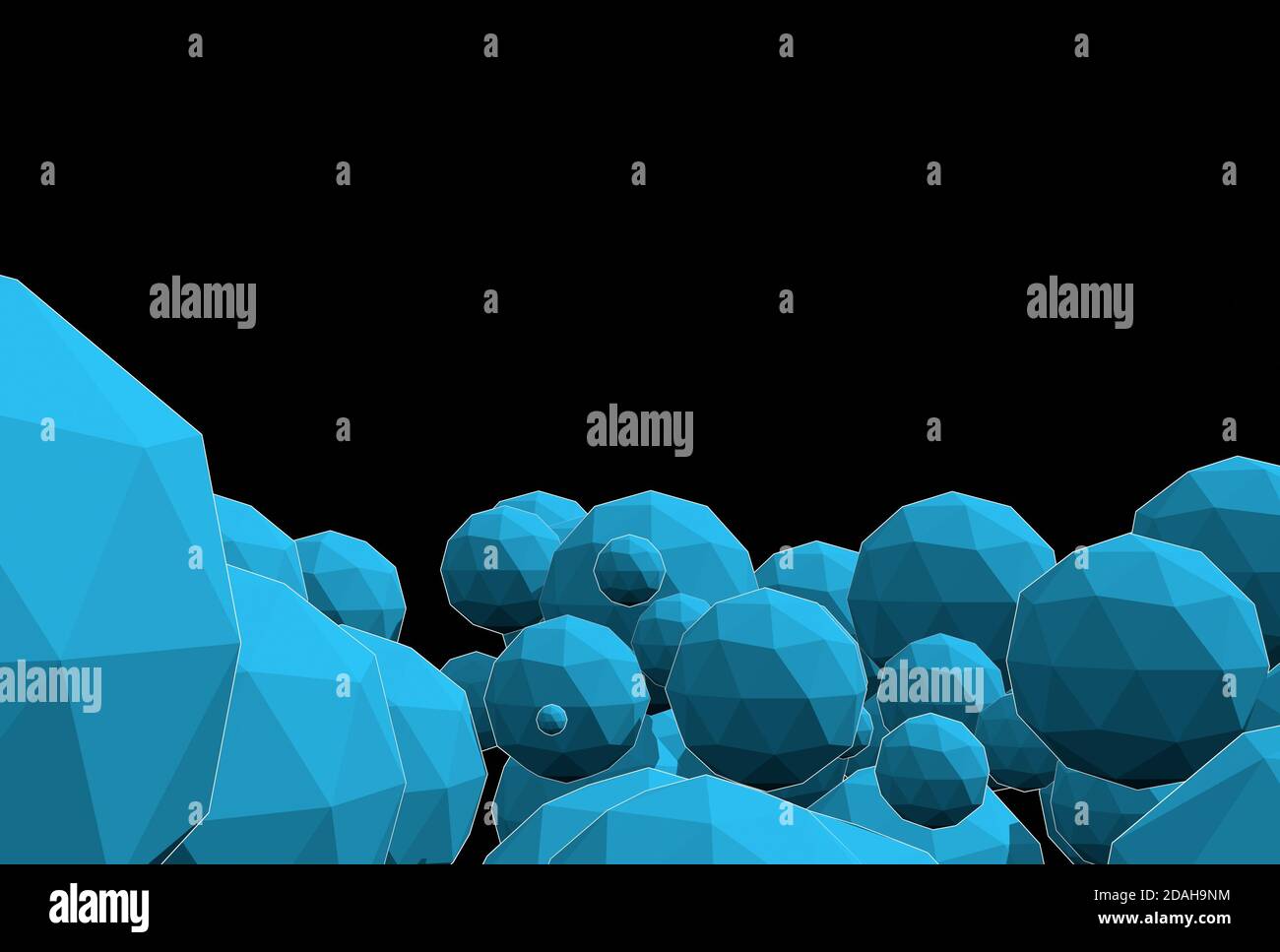 Large group of orbs or spheres Stock Photo - Alamy