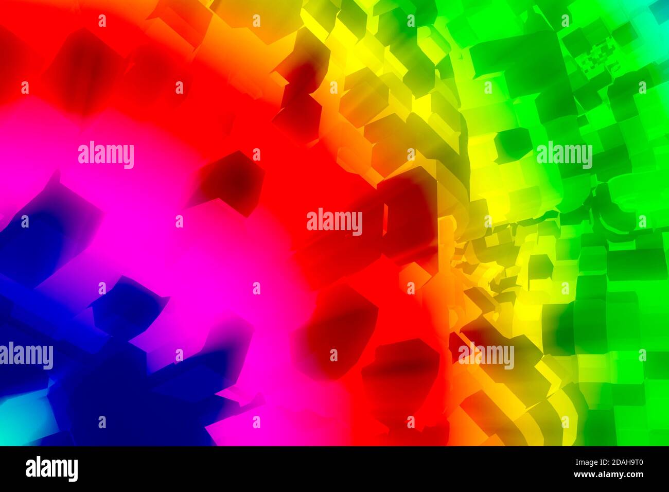 abstract image of cubes background in gradient toned Stock Photo - Alamy