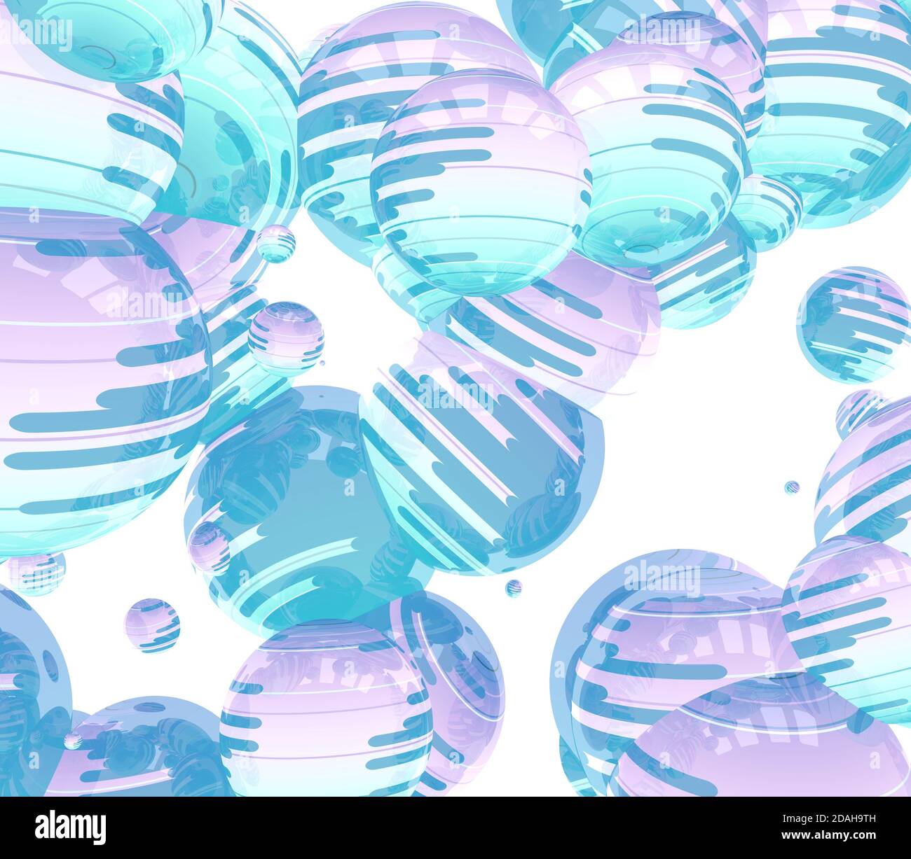 Large group of orbs or spheres Stock Photo - Alamy