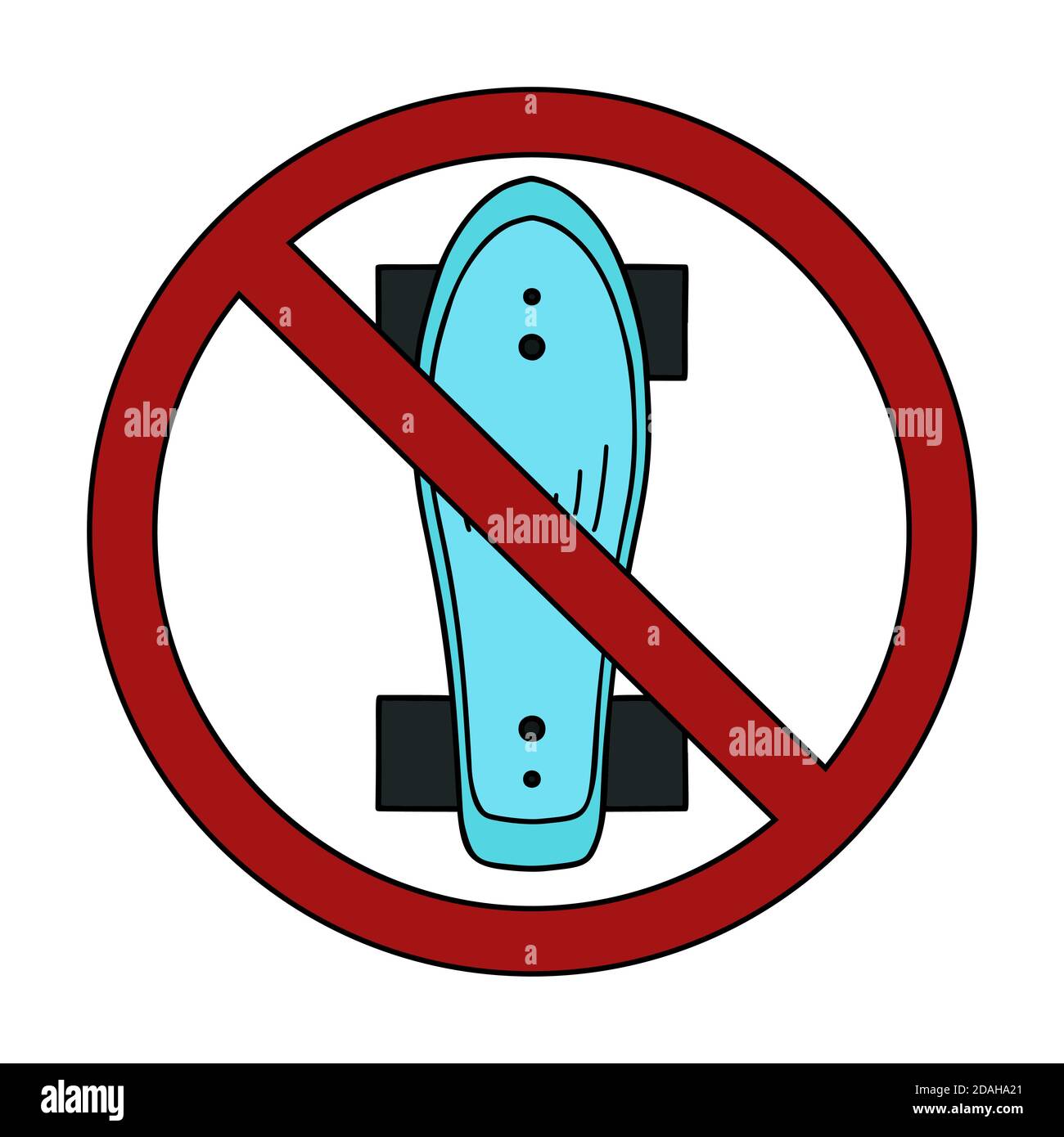 No Skateboarding