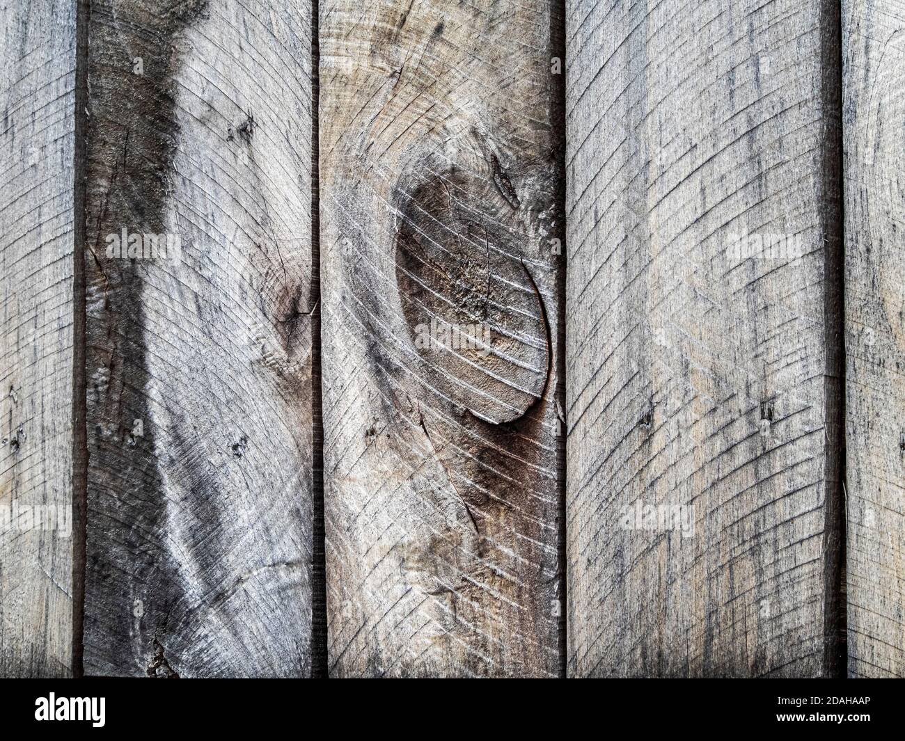 Weathered barn wood plank siding for a textured background, banner or ...