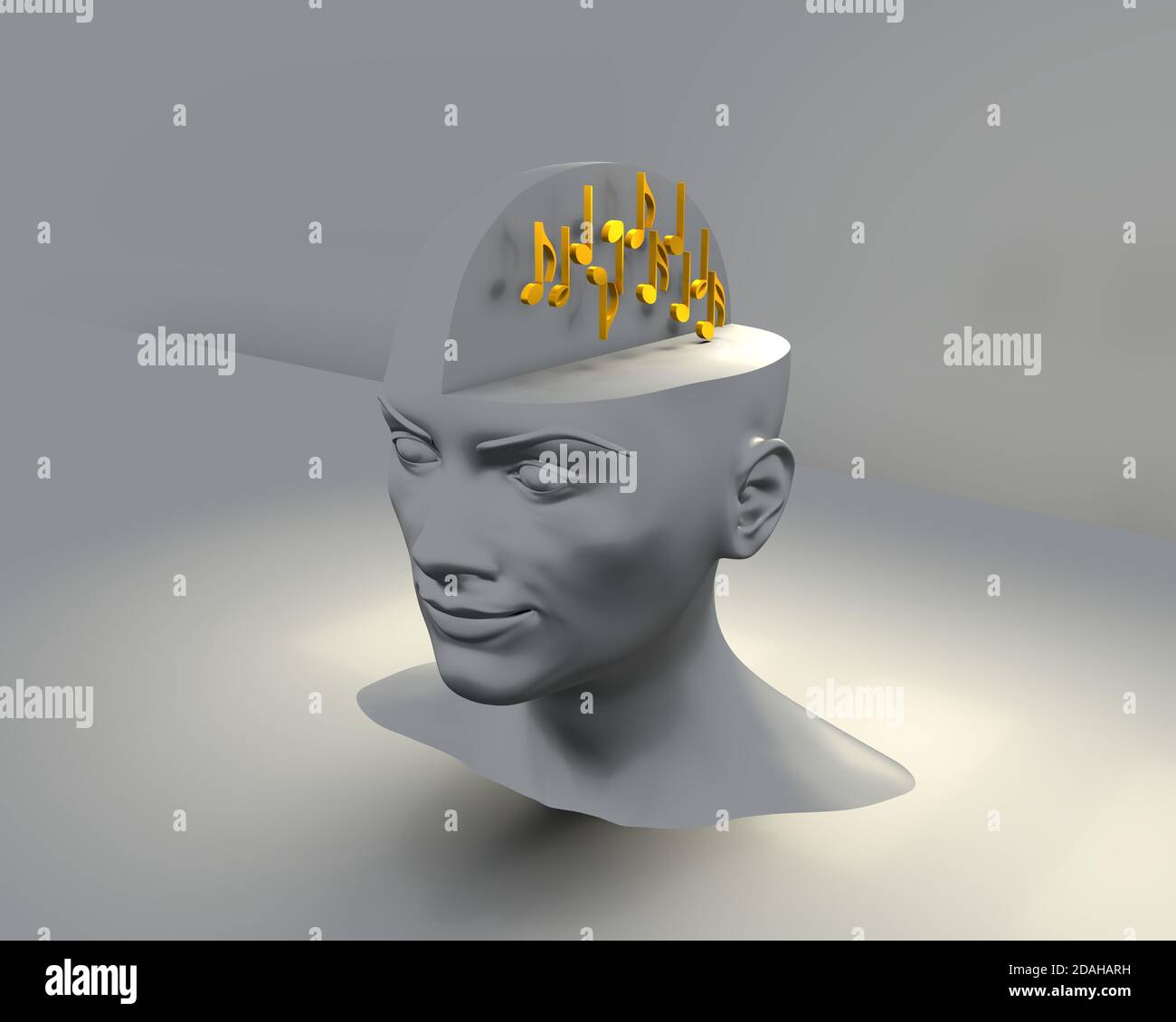 Open minded woman Stock Photo - Alamy