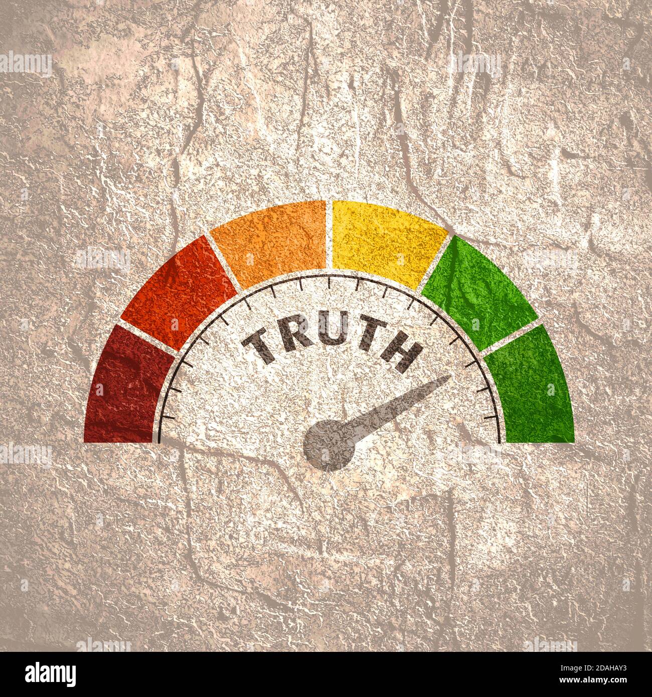 Truth meter concept Stock Photo - Alamy