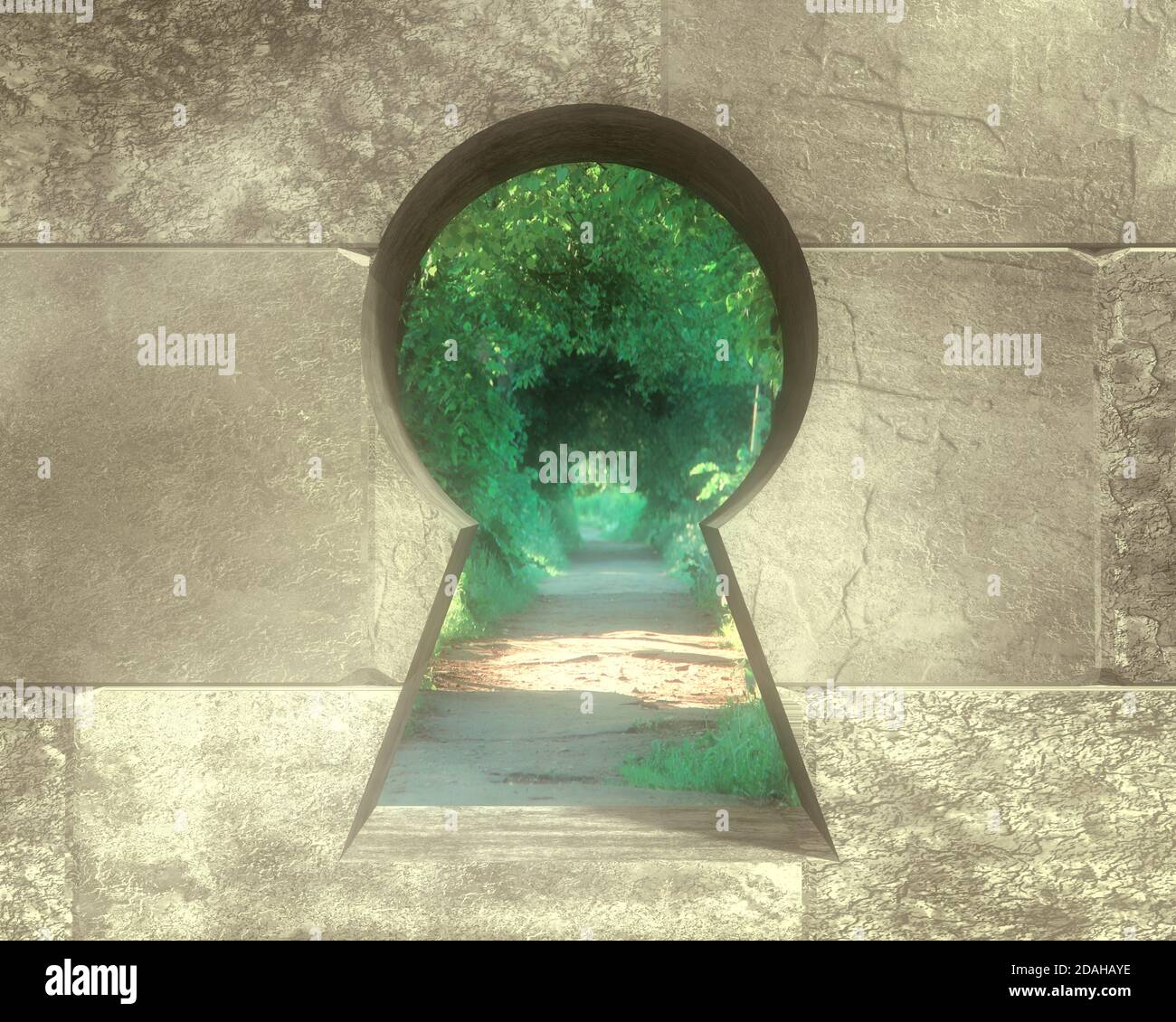 Abstract key hole Stock Photo - Alamy