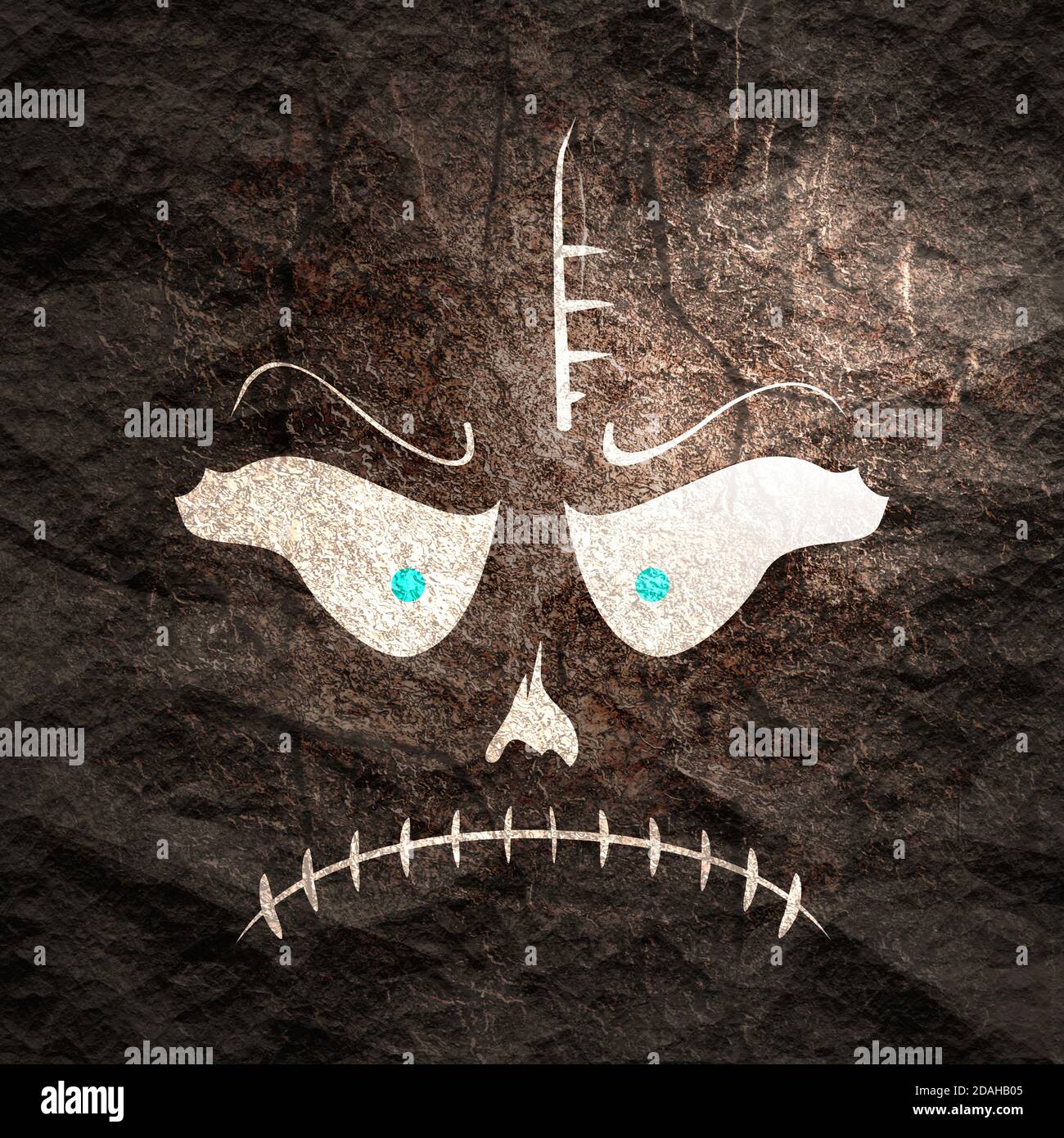 Abstract monster smile Stock Photo - Alamy