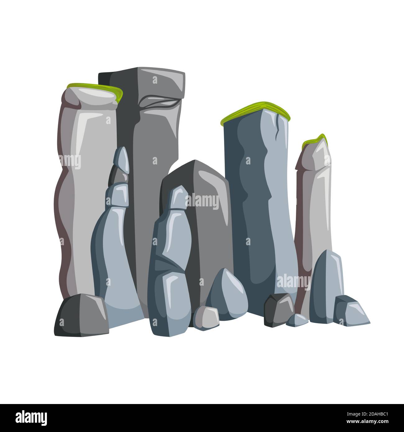 Large rocky rocks rocks Stock Vector Images - Alamy