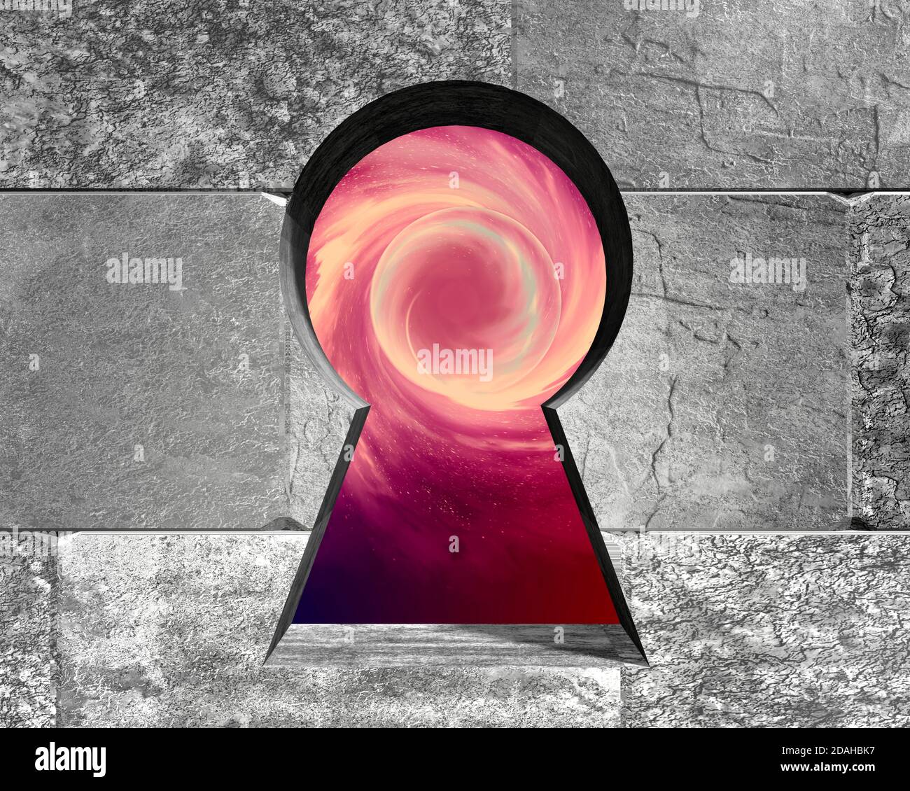 Abstract key hole Stock Photo - Alamy