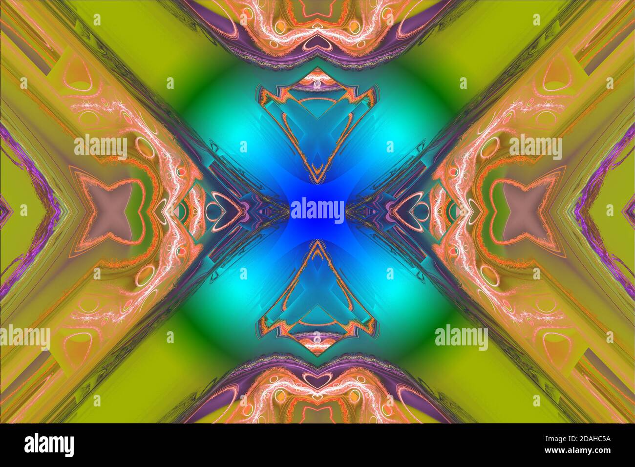 Yellow fractal render wallpaper backdrop cover Stock Photo - Alamy