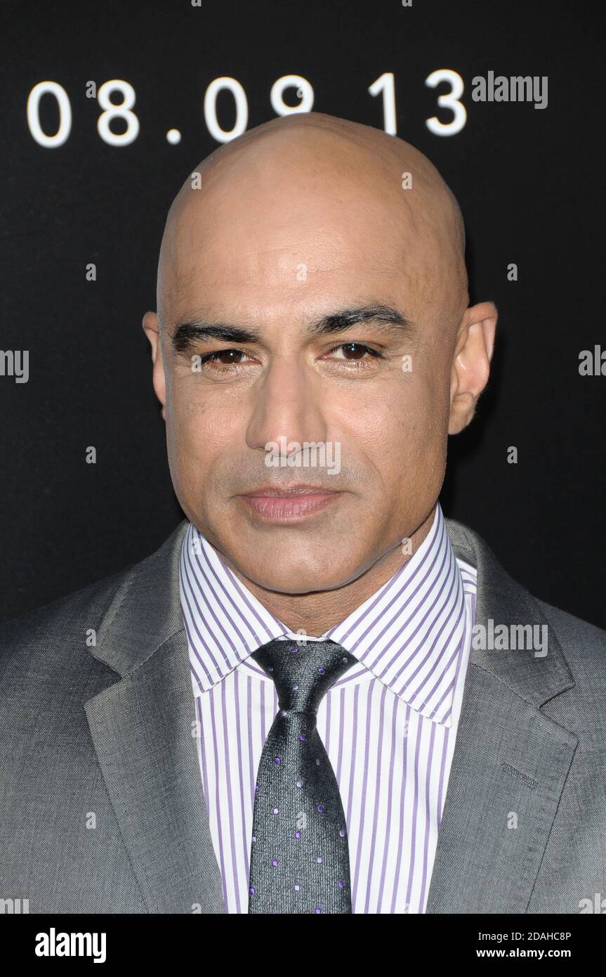 Faran Tahir at ELYSIUM Premiere, Regency Village Theatre in Westwood ...