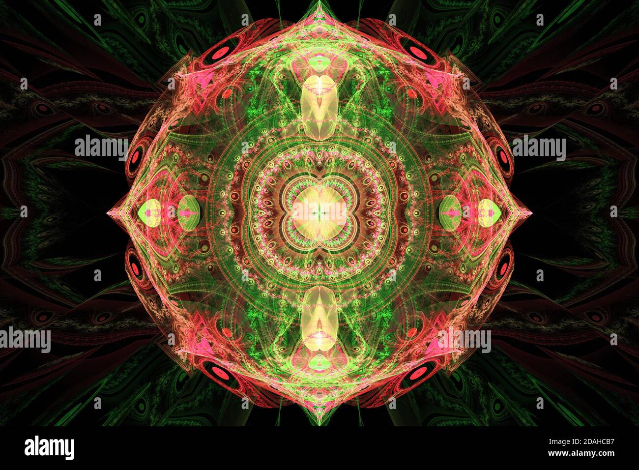 Yellow fractal render wallpaper backdrop cover Stock Photo - Alamy