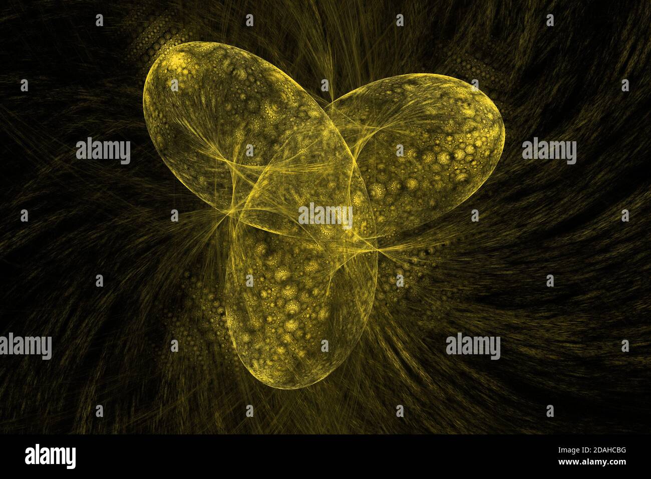 Yellow fractal render wallpaper backdrop cover Stock Photo - Alamy