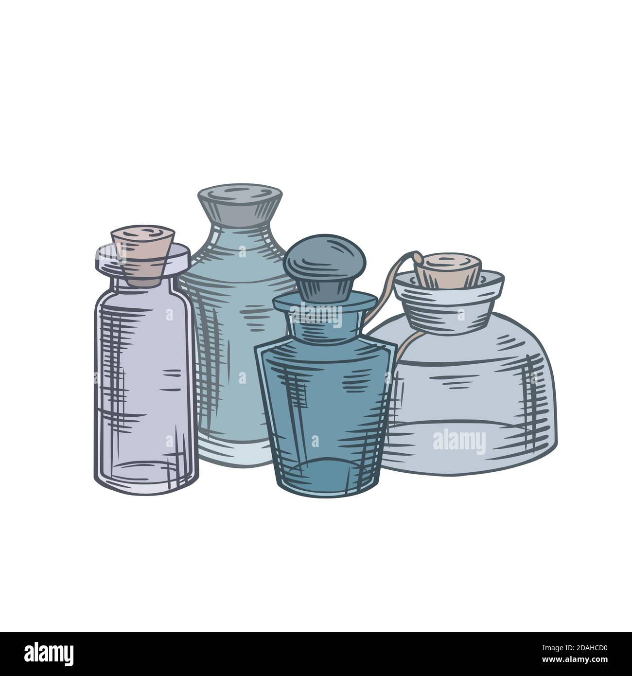 Small potions Stock Vector Images - Alamy
