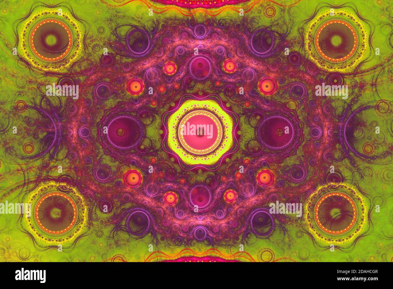 Yellow fractal render wallpaper backdrop cover Stock Photo - Alamy