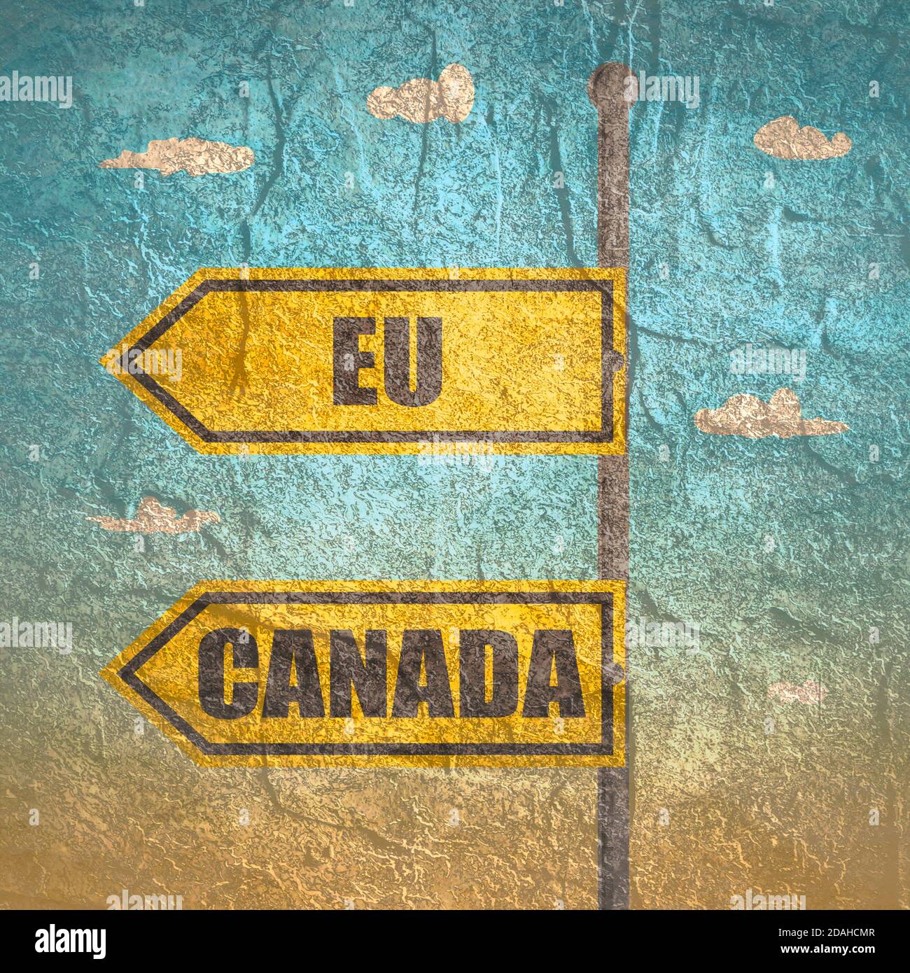 CETA - Comprehensive Economic and Trade Agreement Stock Photo - Alamy