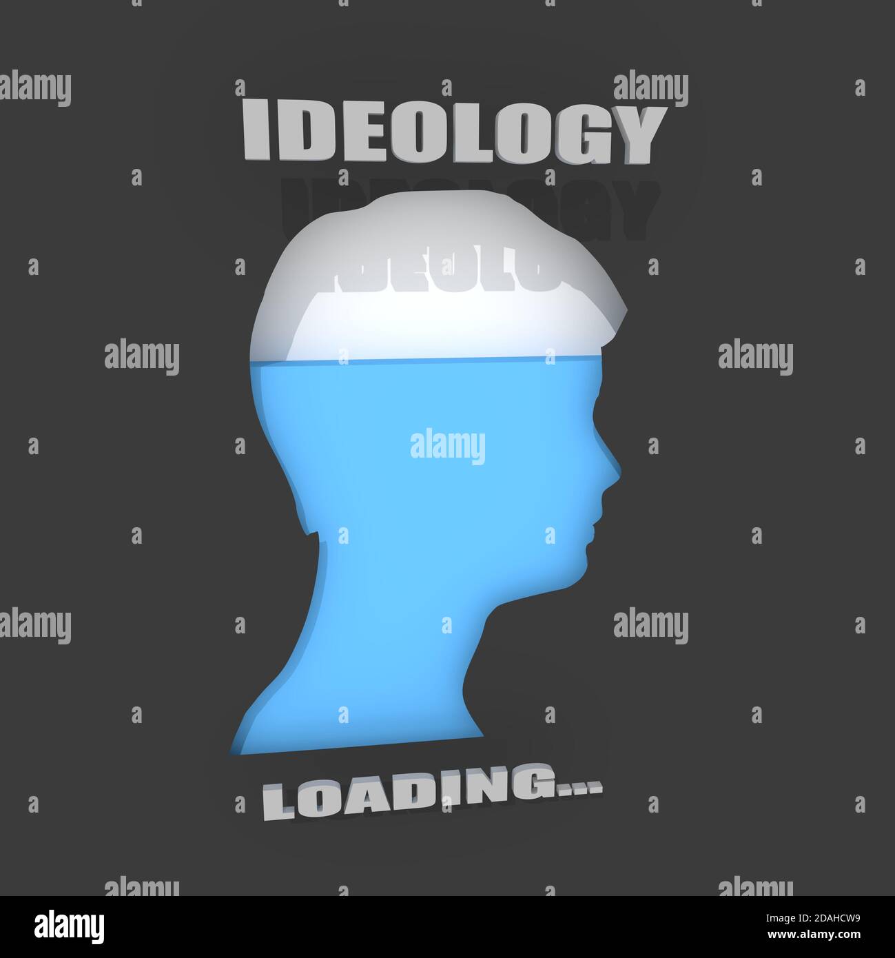 Politic ideology concept Stock Photo - Alamy