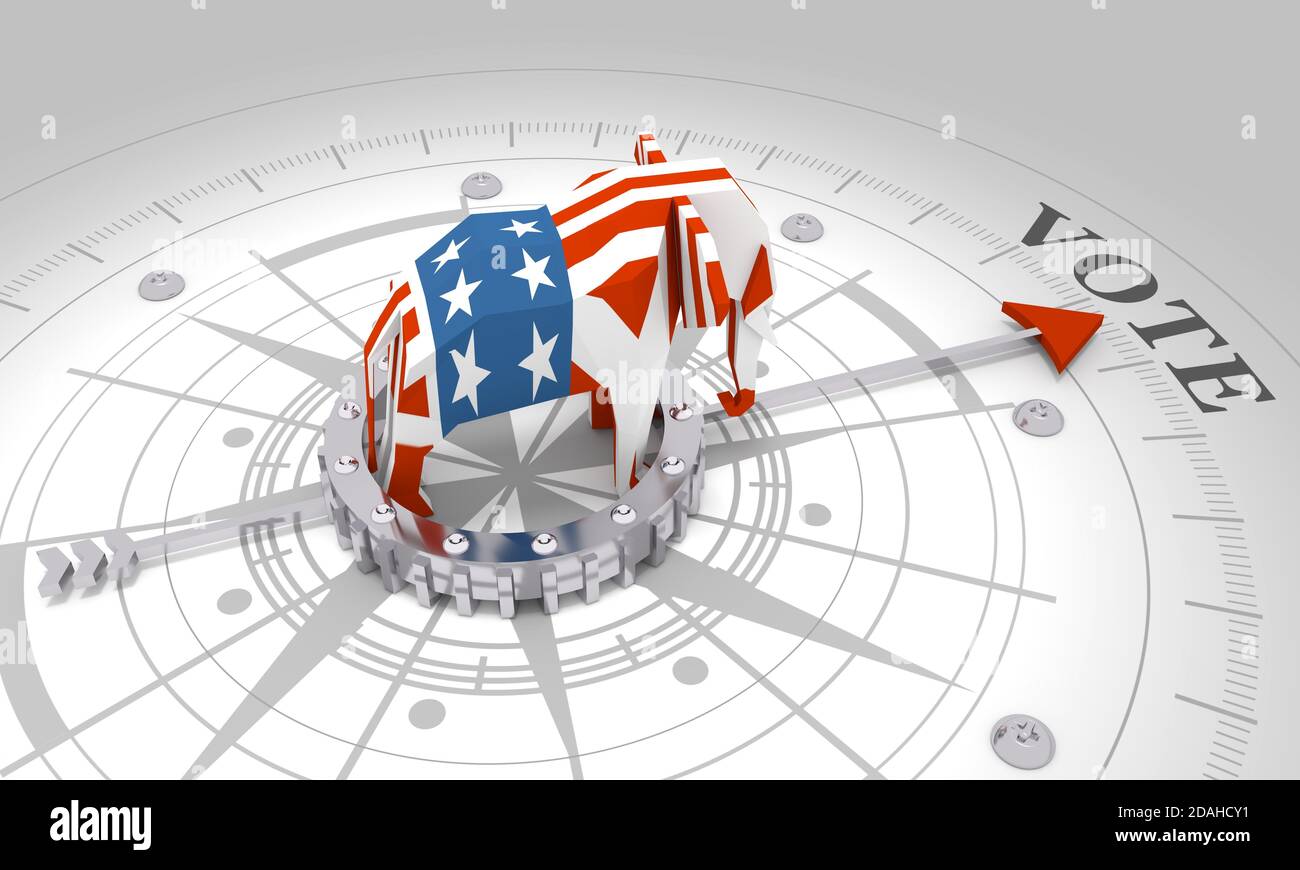 Elections concept illustration Stock Photo - Alamy