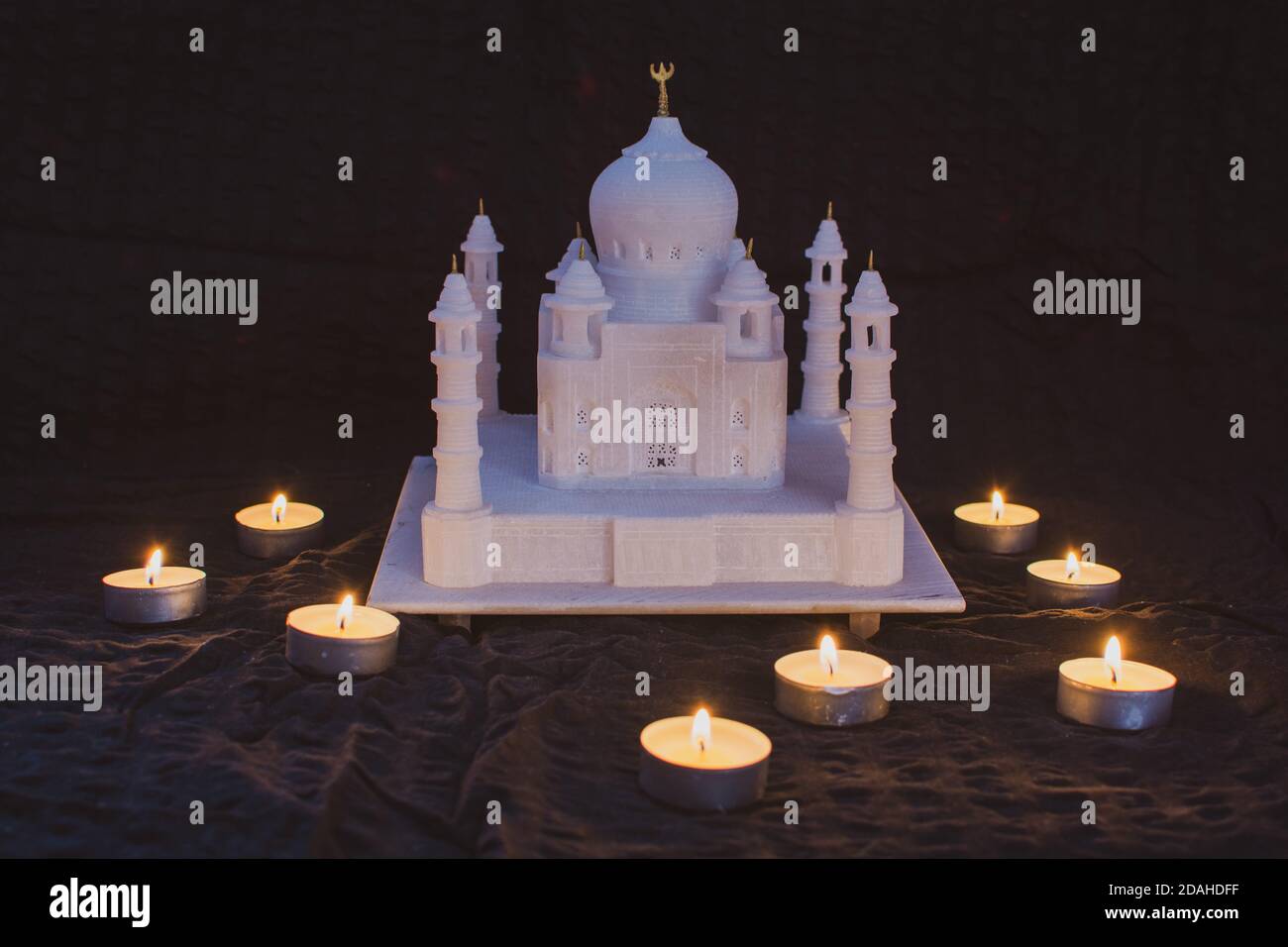 A perspective view on mini Taj-Mahal mausoleum Stock Photo - Alamy