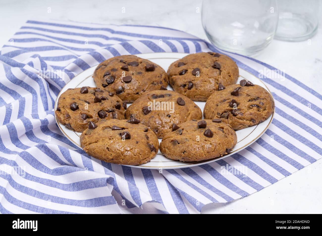 Soft Baked Cookies Stock Photo - Alamy