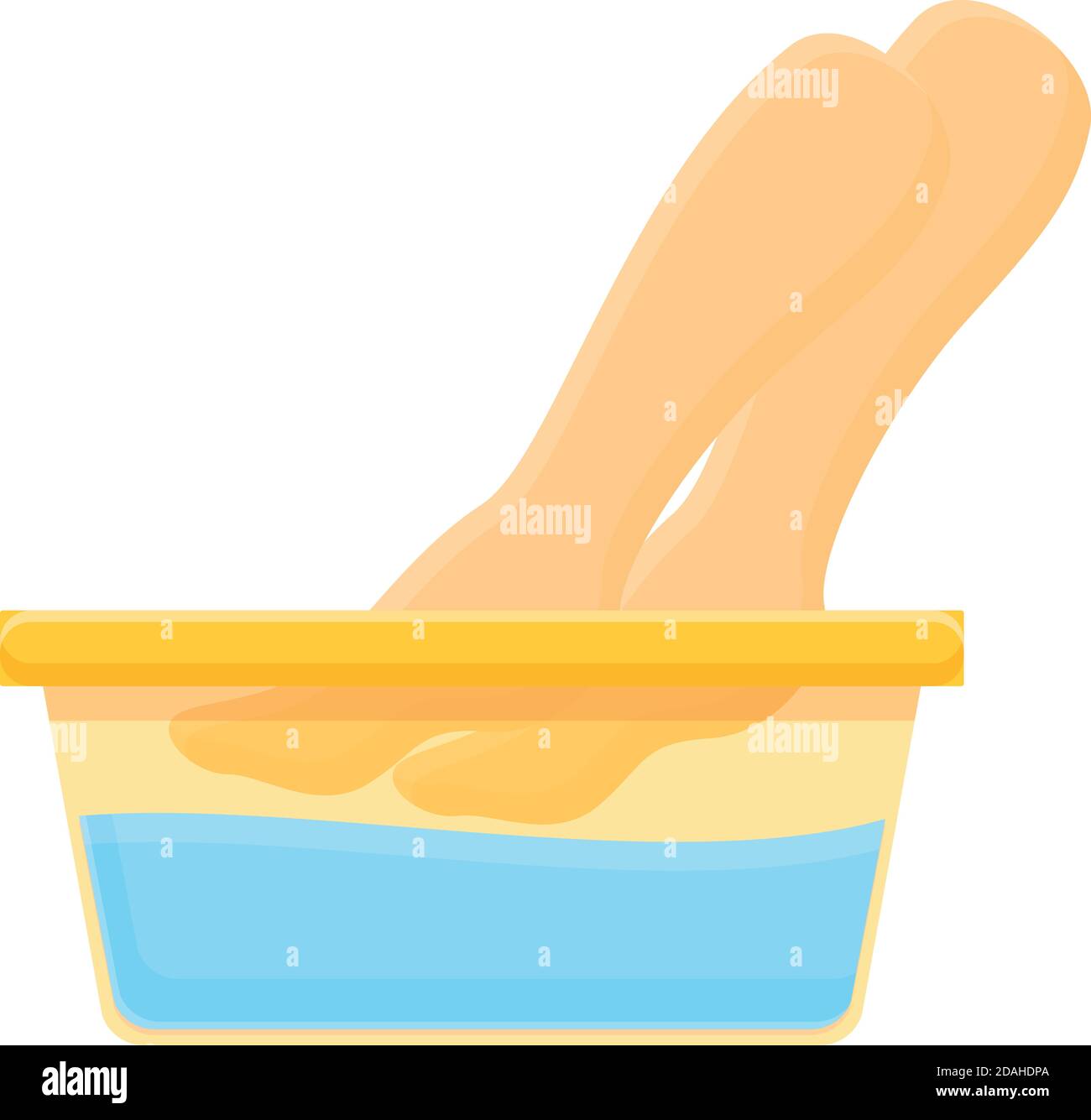 Home foot bath icon. Cartoon of home foot bath vector icon for web ...