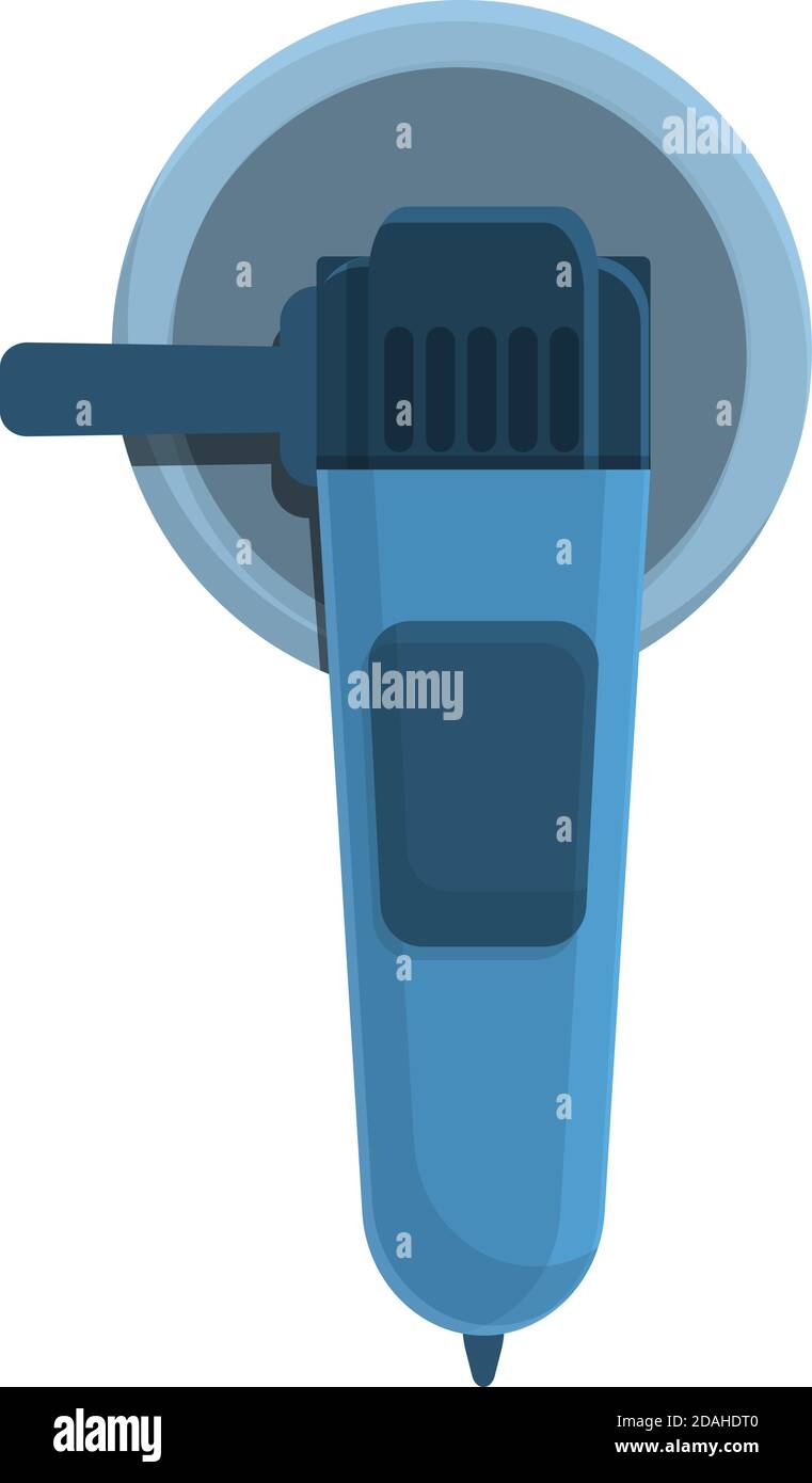 Build grinding machine icon. Cartoon of build grinding machine vector ...