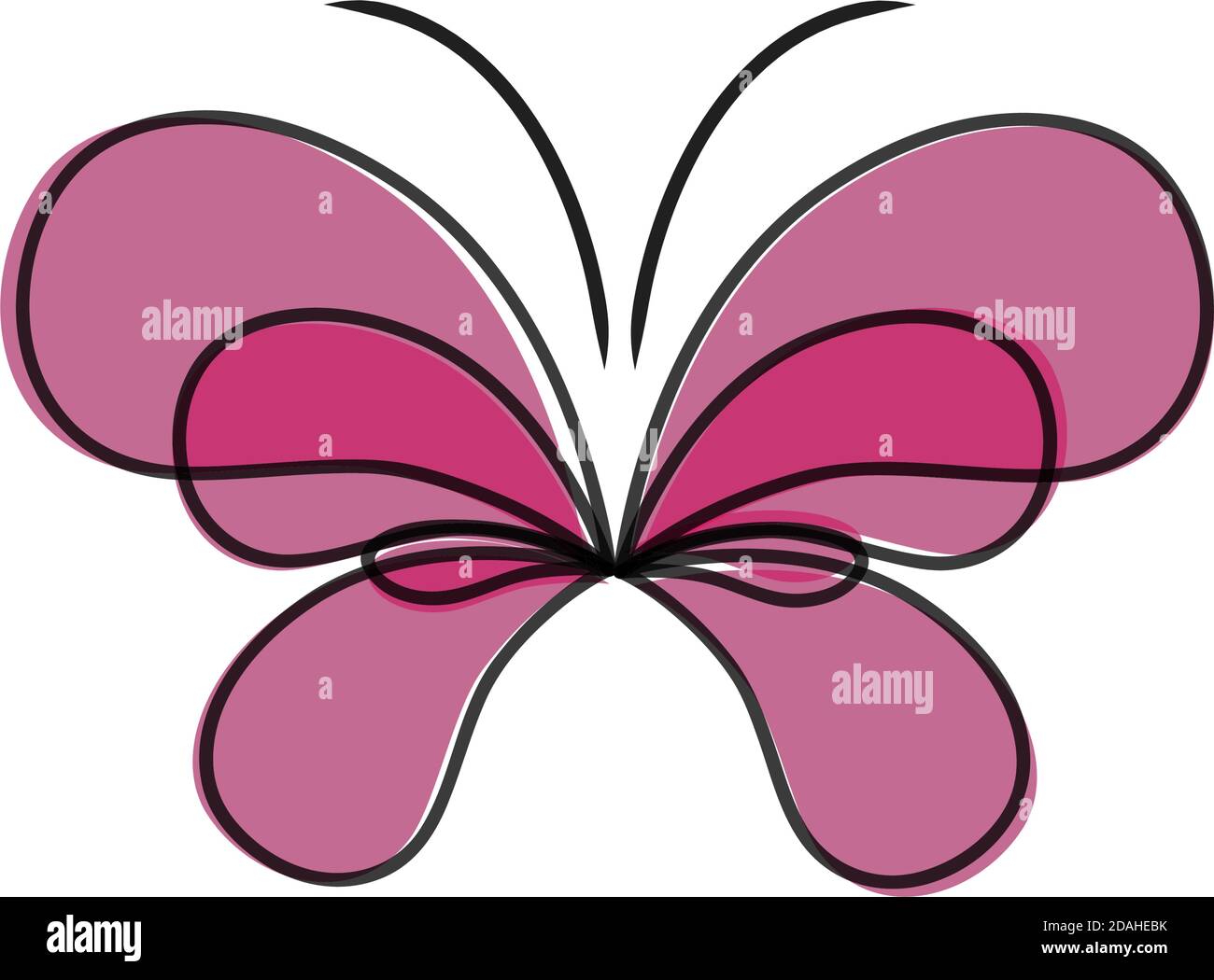 Vector sign rainbow butterfly Stock Vector Image & Art - Alamy