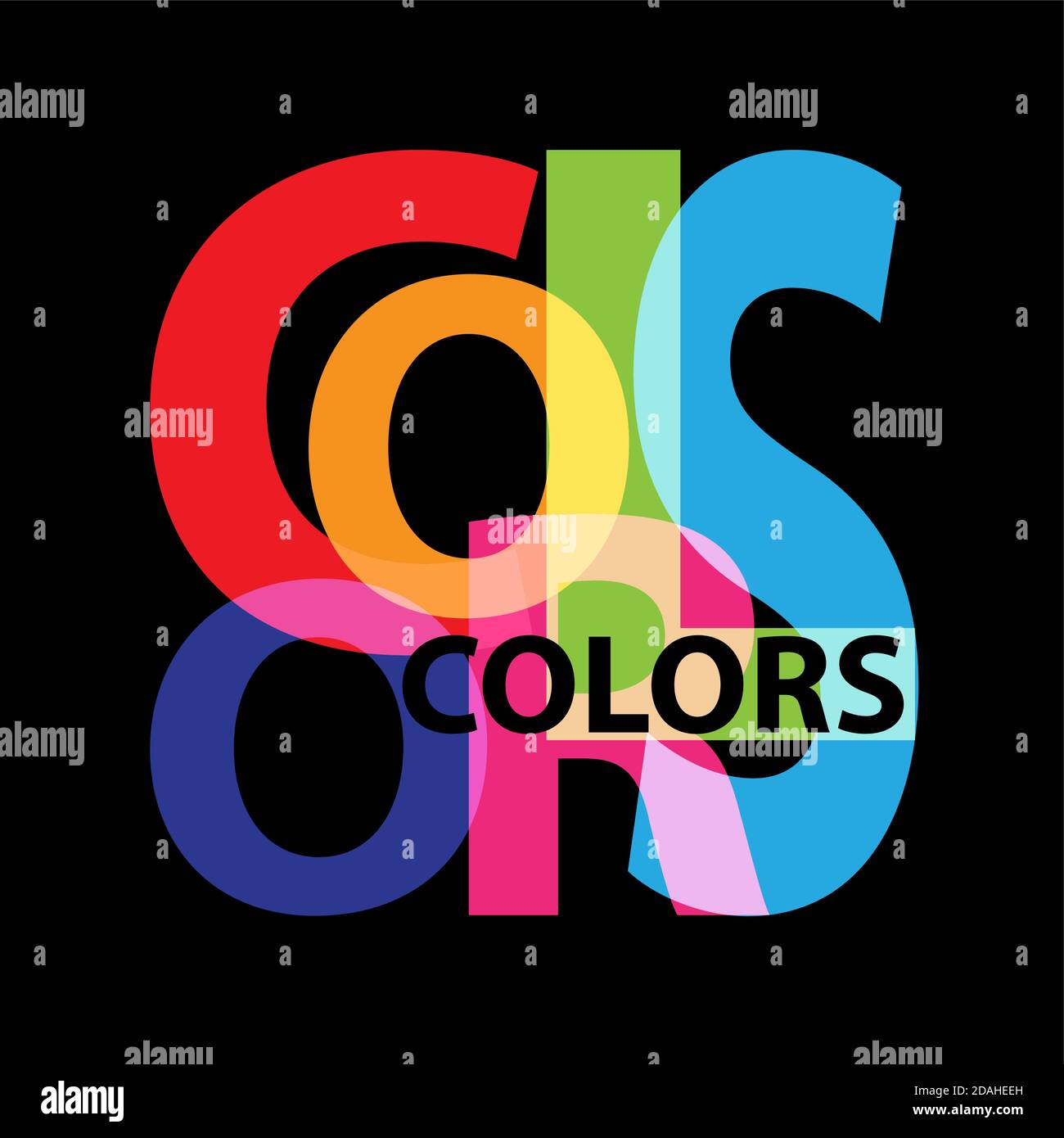 Broken colors Stock Vector Images - Alamy