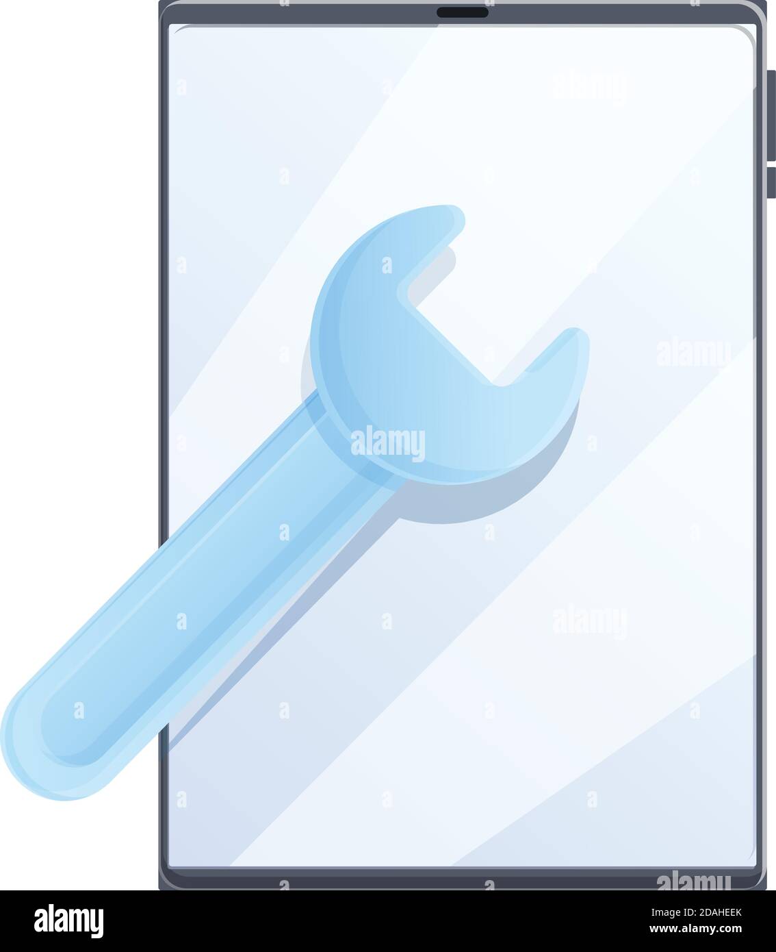 Modern tablet repair icon. Cartoon of modern tablet repair vector icon ...