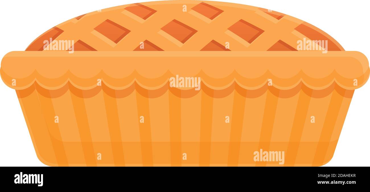 American apple pie icon. Cartoon of american apple pie vector icon for ...