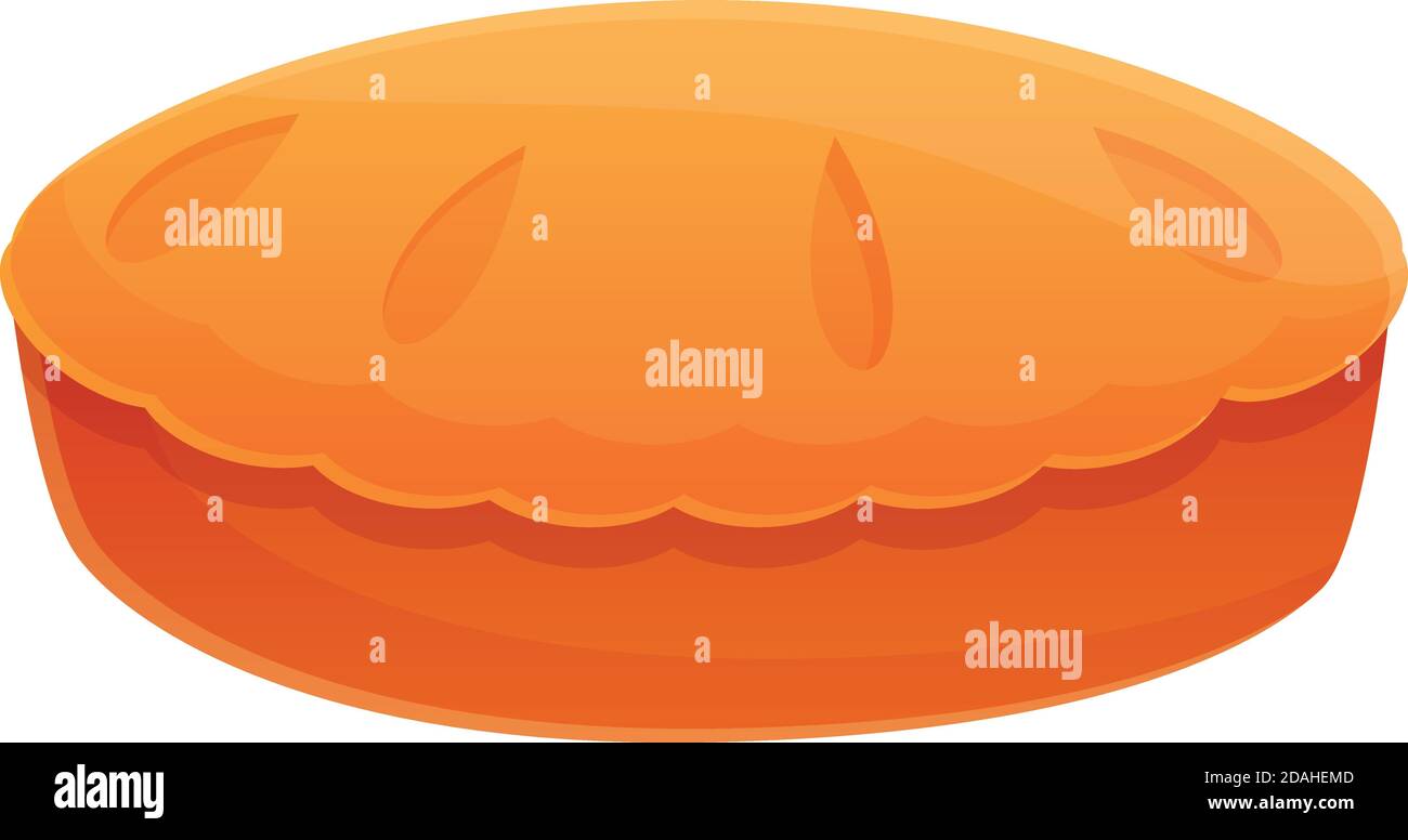Bakery apple pie icon. Cartoon of bakery apple pie vector icon for web ...