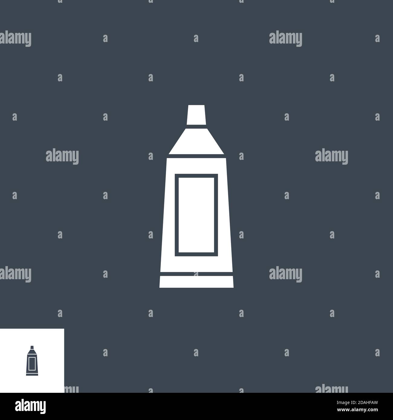 Toothpaste Tube related vector glyph icon Stock Vector Image & Art - Alamy