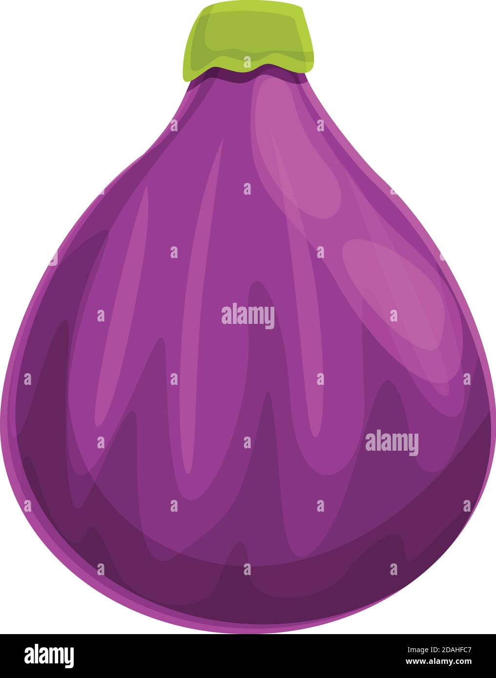 Whole fig icon. Cartoon of whole fig vector icon for web design ...