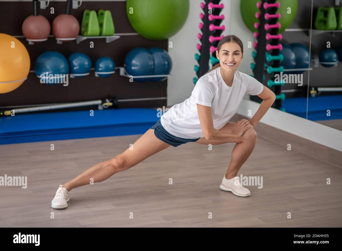 Beautiful fit long female legs hi-res stock photography and images - Alamy
