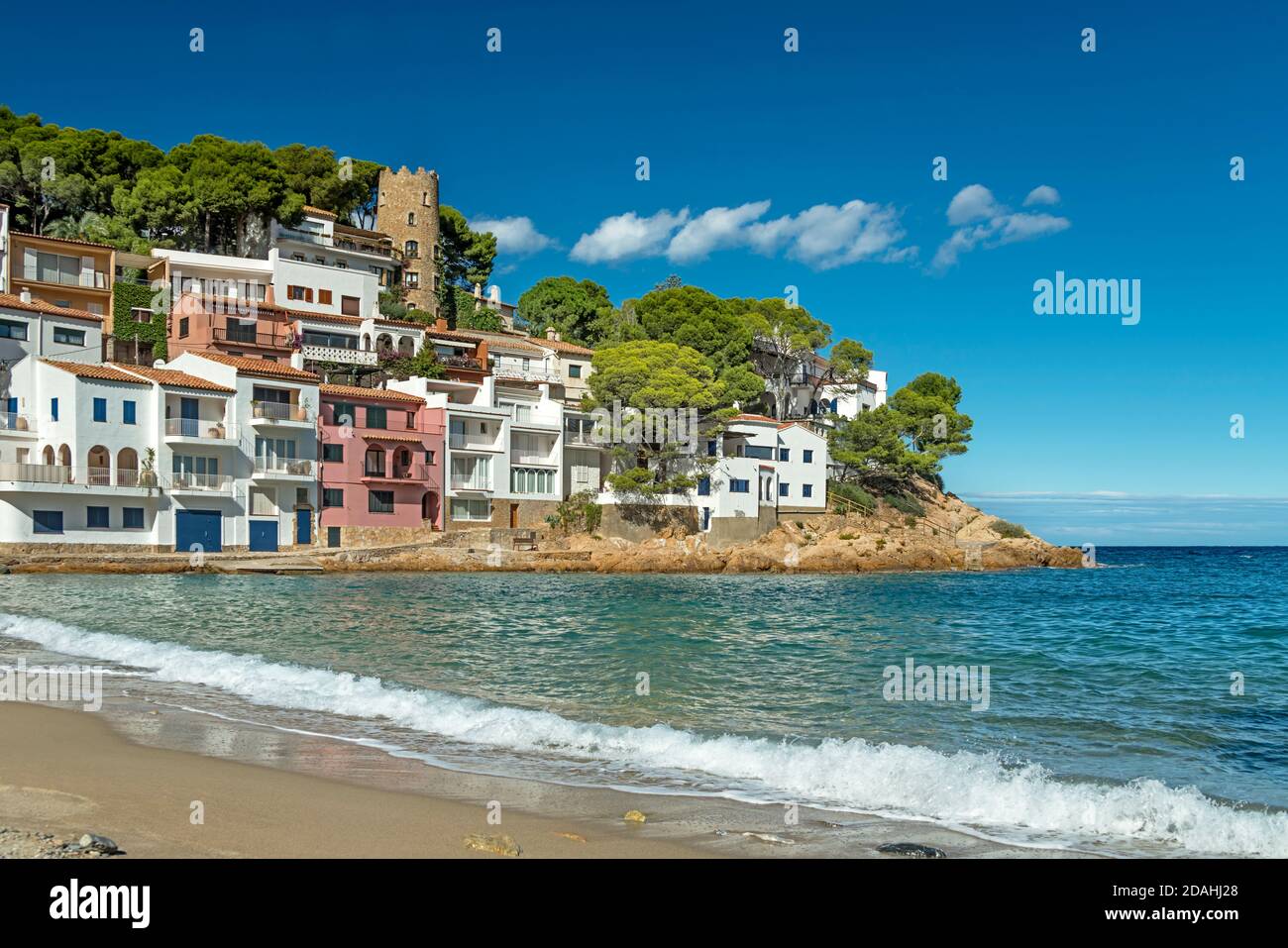 BEACH CALA SA TUNA BEGUR COSTA BRAVA CATALONIA SPAIN Stock Photo - Alamy