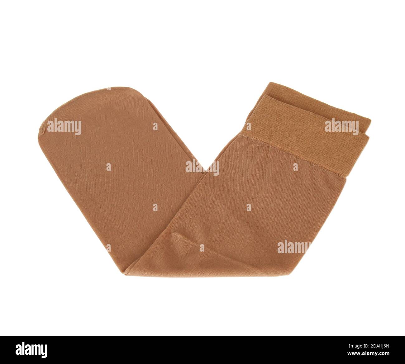 Closeup of nylon socks on a white background Stock Photo - Alamy