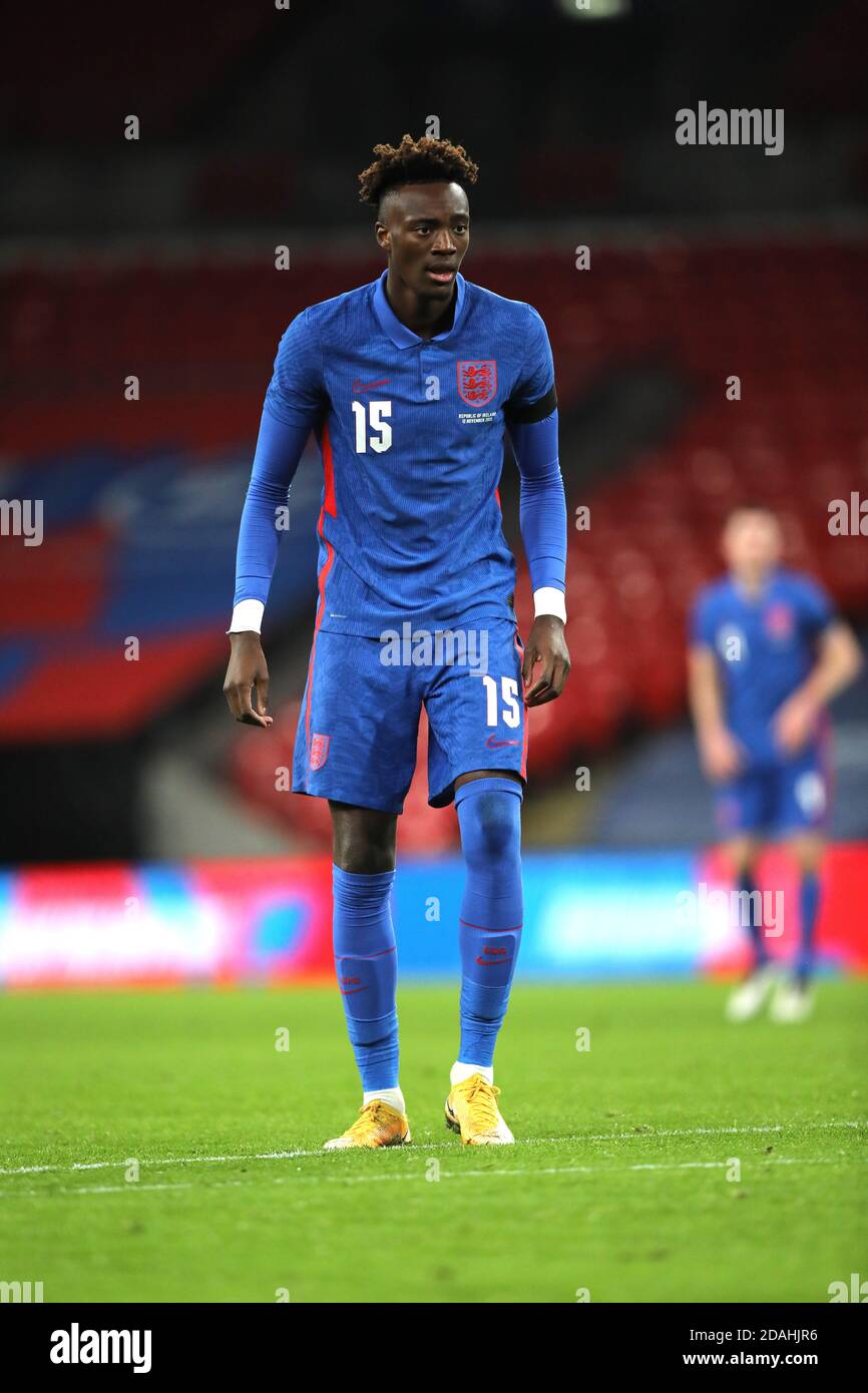 London, UK. 12th Nov, 2020. Tammy Abraham (England), at the England v ...