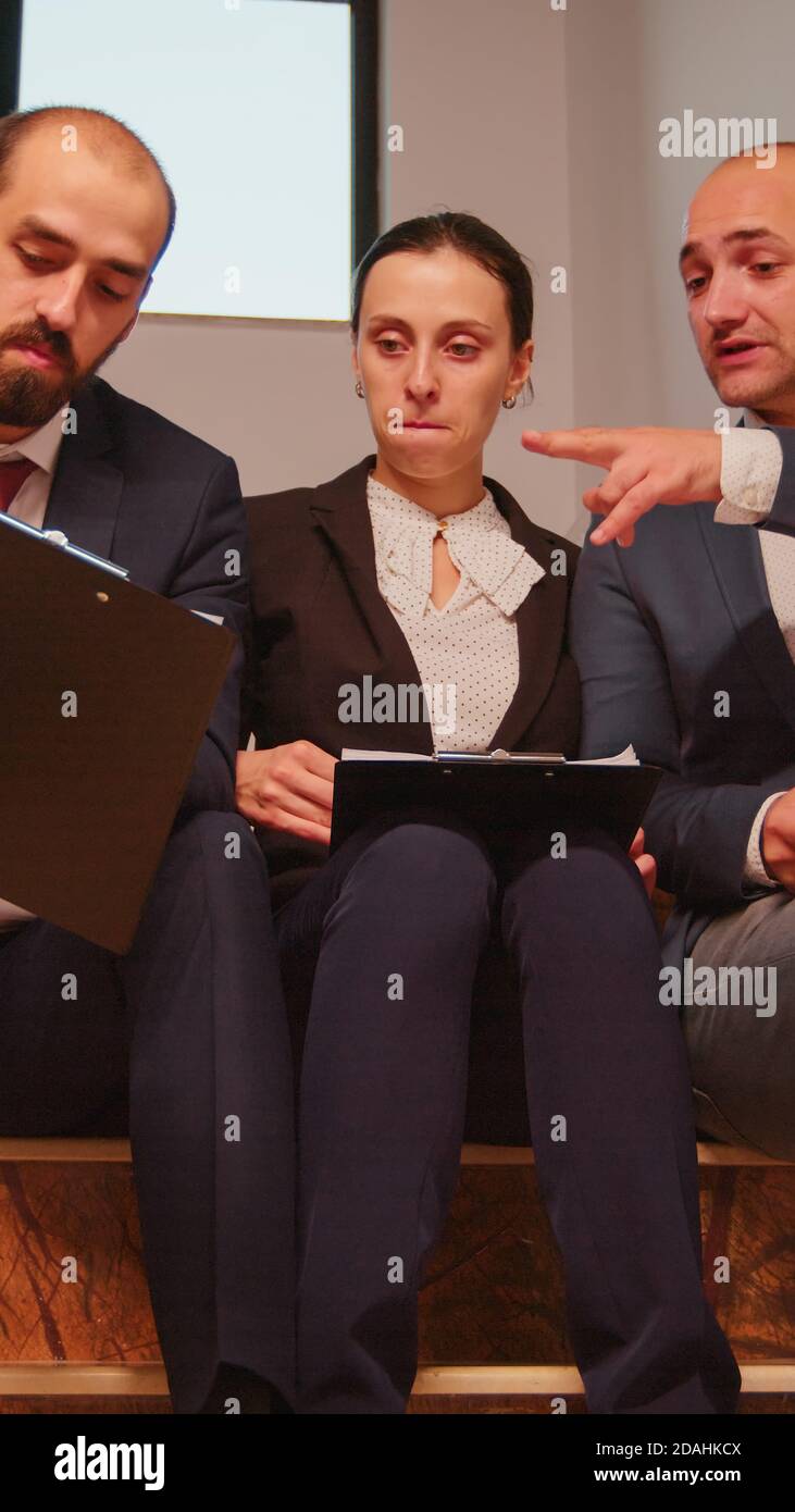 Business people making plans analysing hi-res stock photography and ...