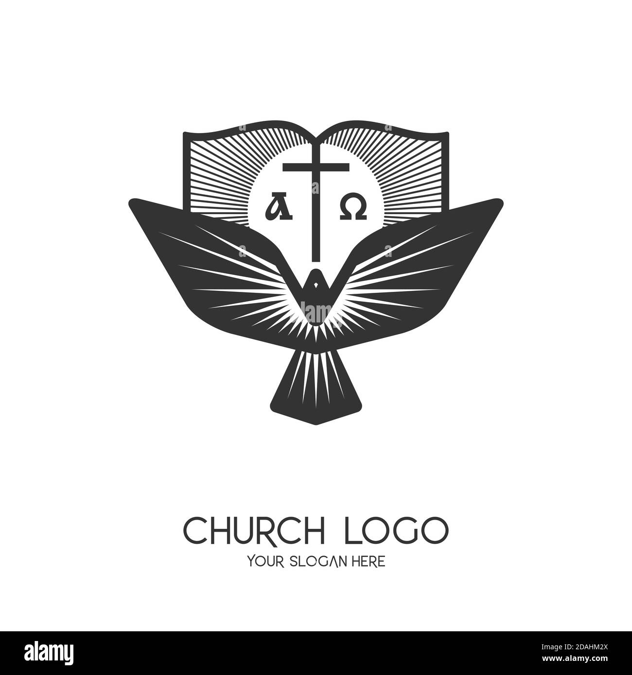 Alpha omega symbols symbol Black and White Stock Photos & Images - Alamy