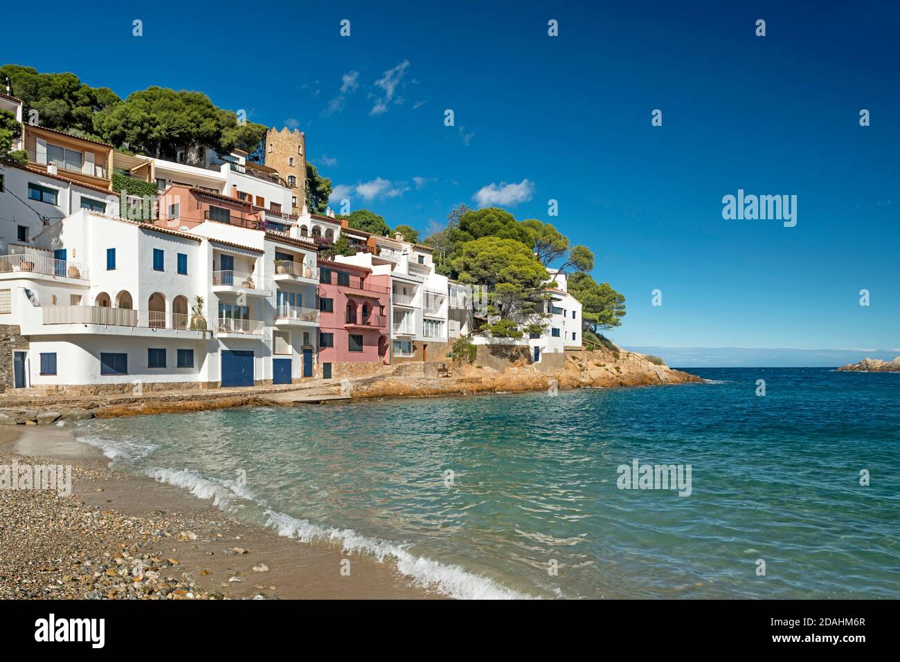 BEACH CALA SA TUNA BEGUR COSTA BRAVA CATALONIA SPAIN Stock Photo - Alamy