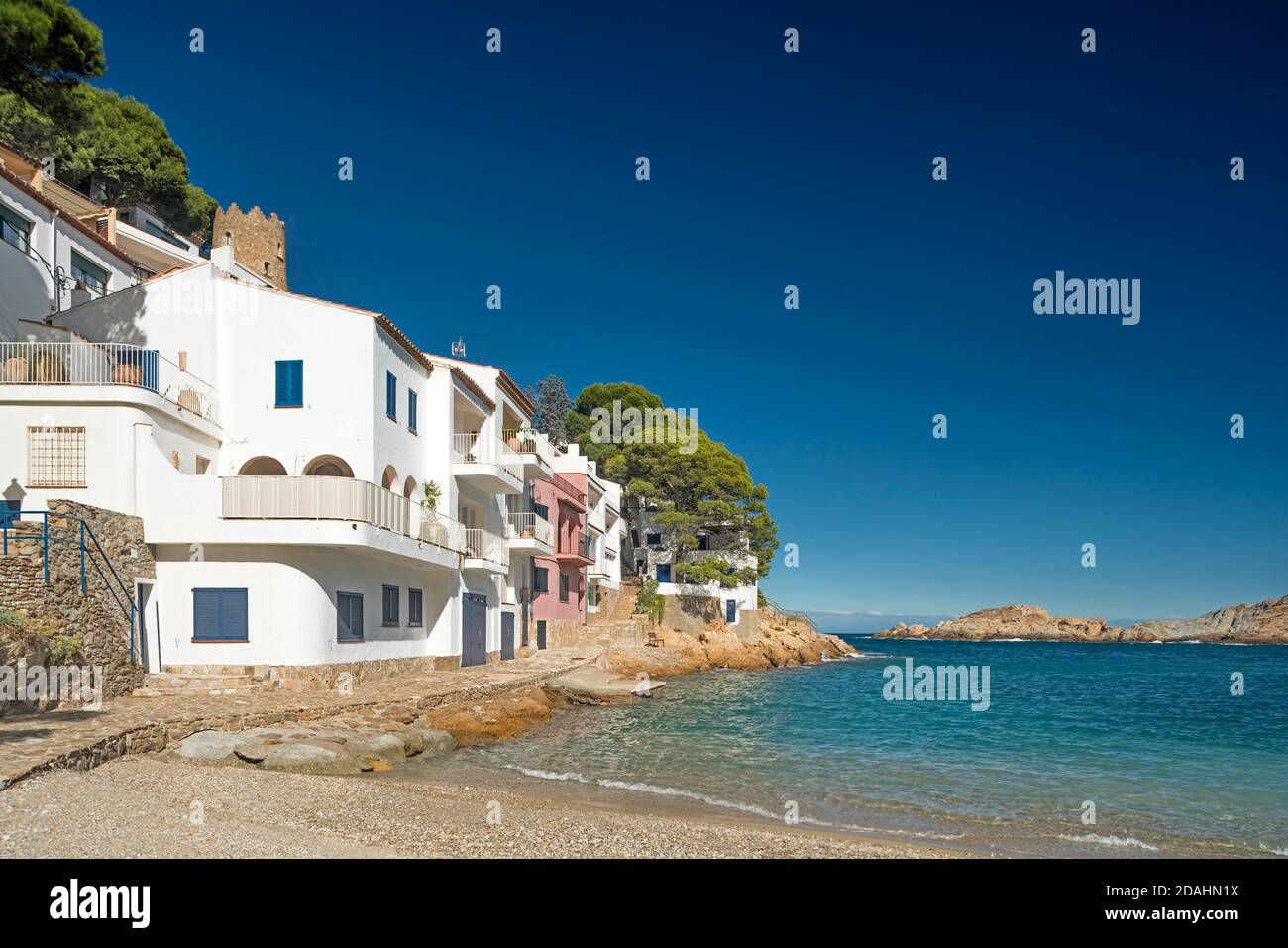 BEACH CALA SA TUNA BEGUR COSTA BRAVA CATALONIA SPAIN Stock Photo - Alamy