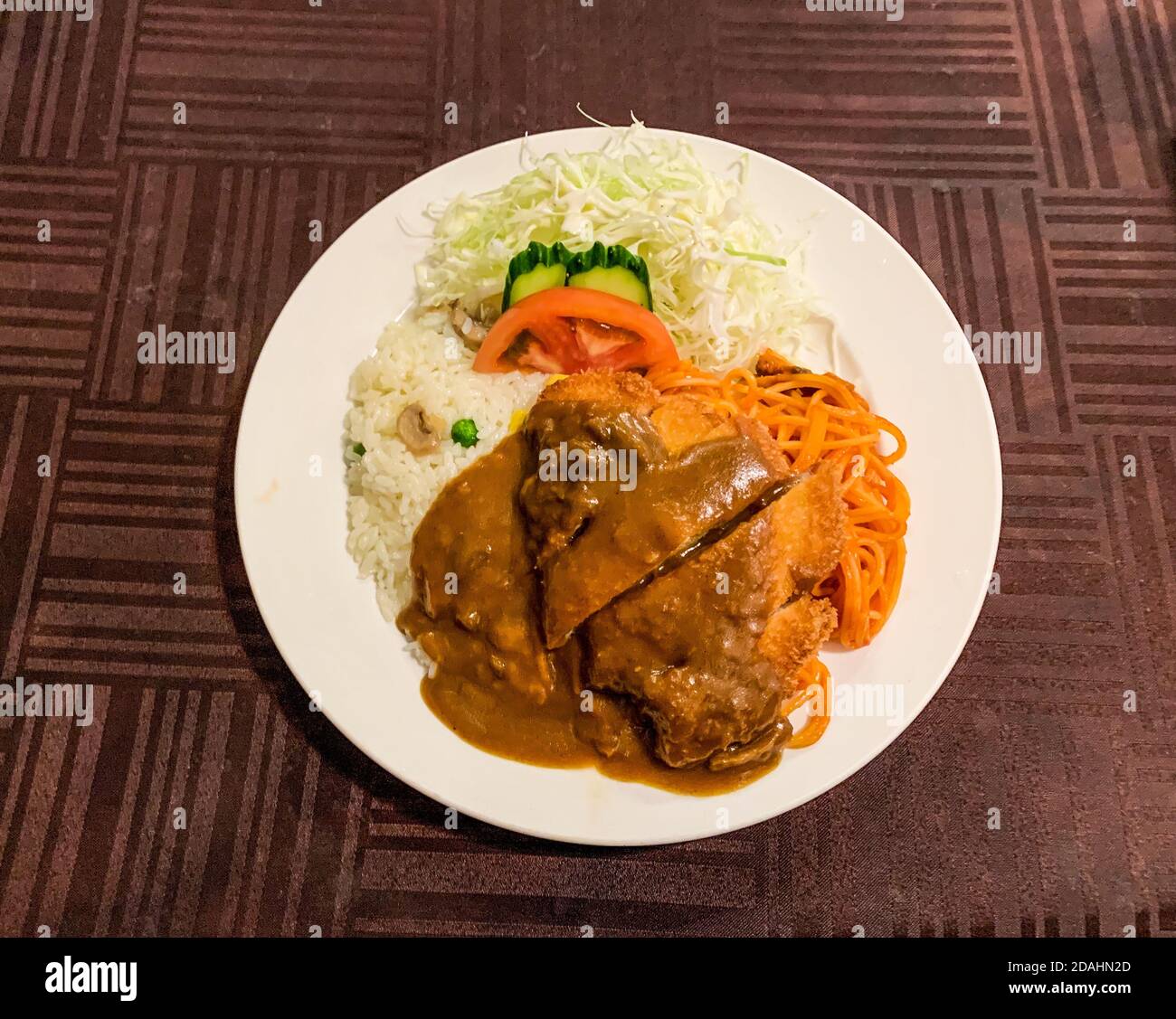 Turkish rice, or Toruko Raisu, one of Nagasaki's specialty dishes Stock ...