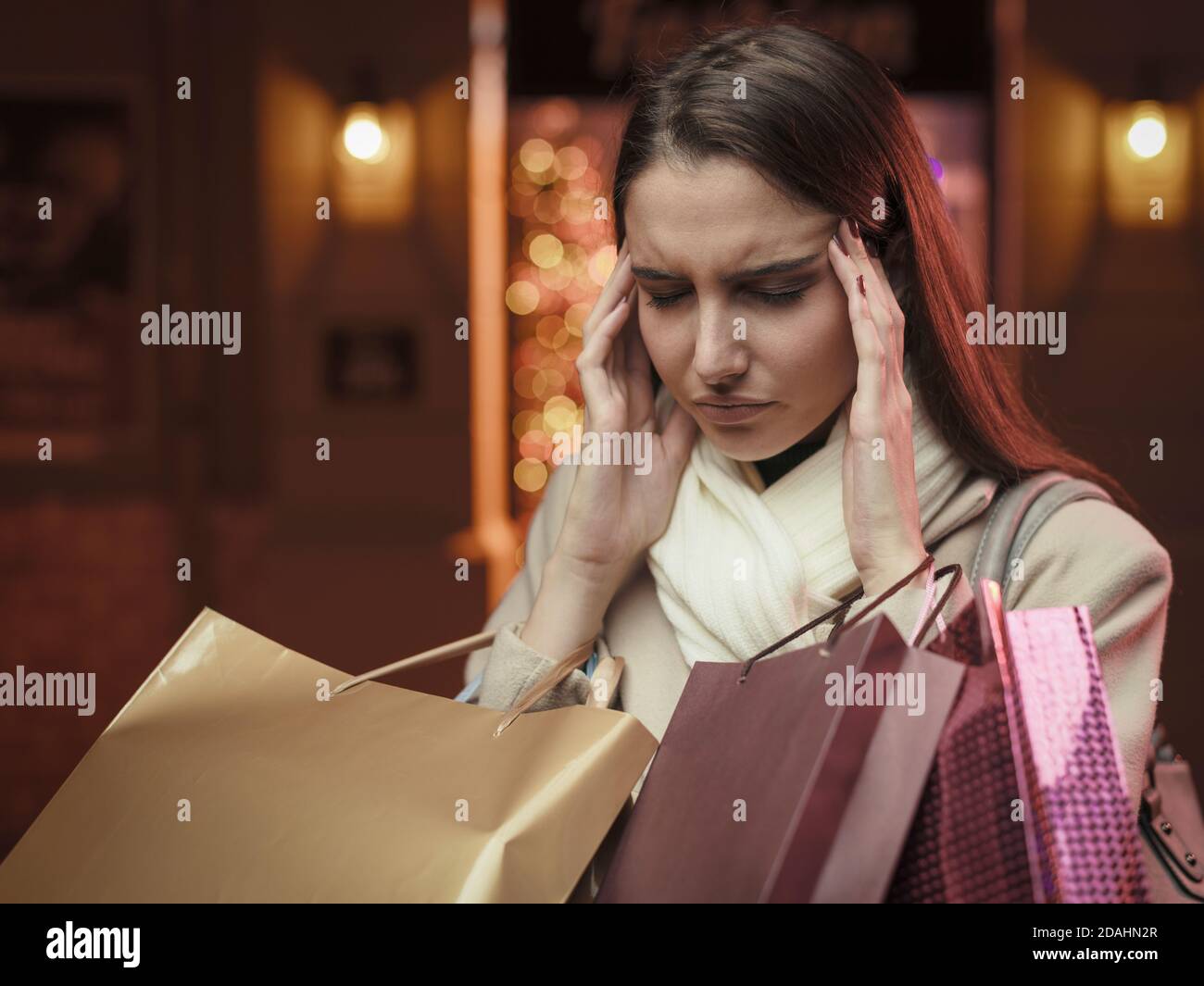 Shopping stressed hi-res stock photography and images - Alamy
